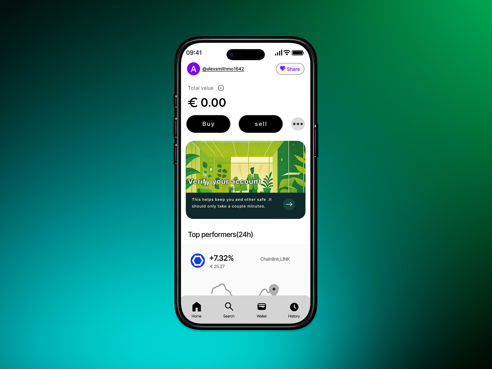 Crypto Trading App – Home Screen -UI by Harshad Thakkar on Dribbble