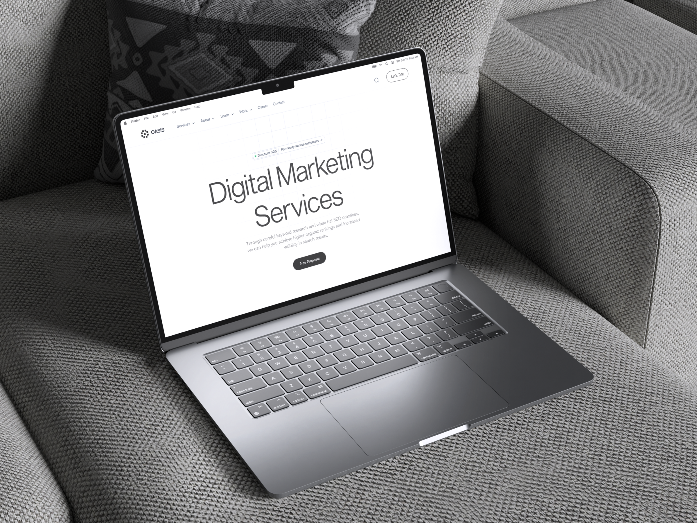 Oasis - Digital Marketing Website Animation by Natasha Belova for Korsa ...