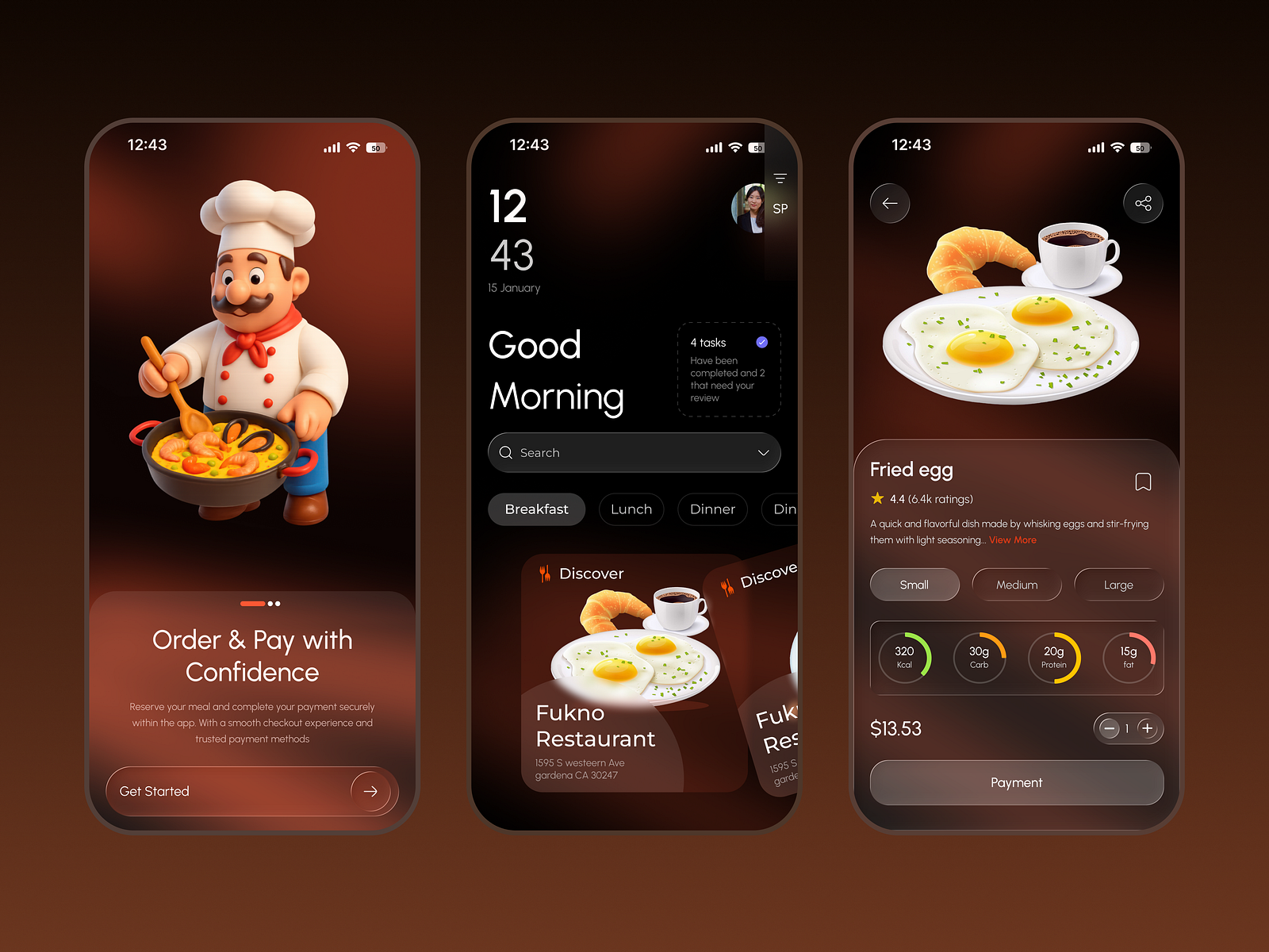 Fast Food Ordering Mobile App by SHEIKH NAEEM on Dribbble