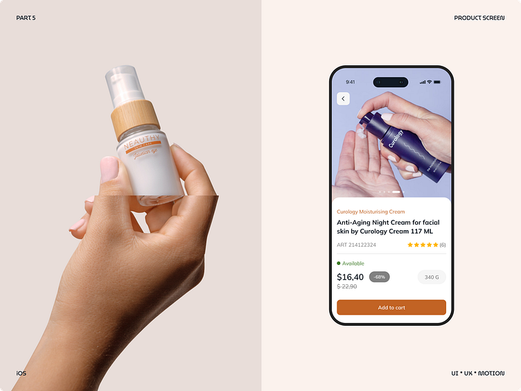 Skincare e-commerce app by Max Cherniavskyi on Dribbble Skincare e-commerce app by Max Cherniavskyi on Dribbble