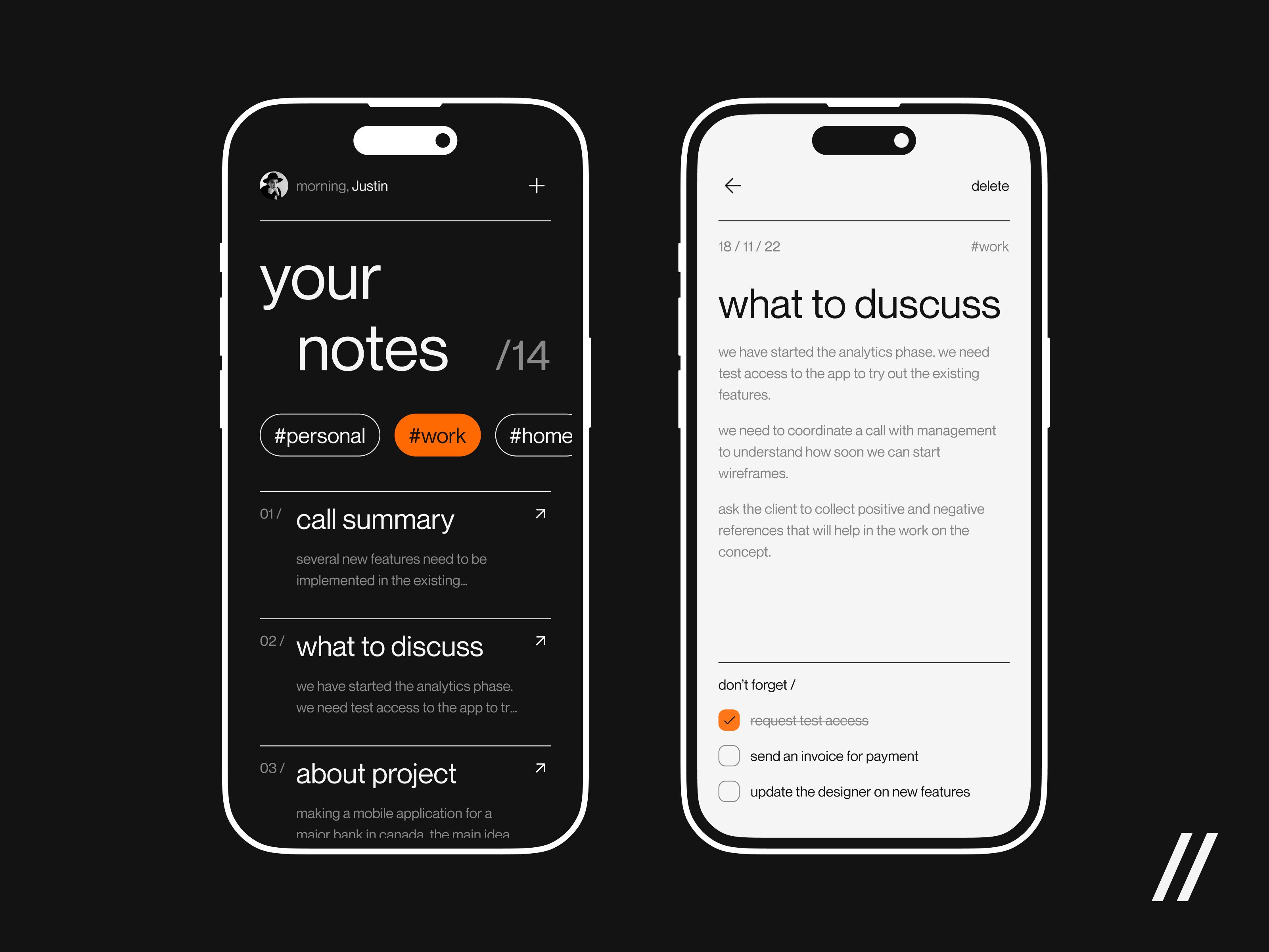 Notes Mobile IOS App by Purrweb UI/UX Agency on Dribbble