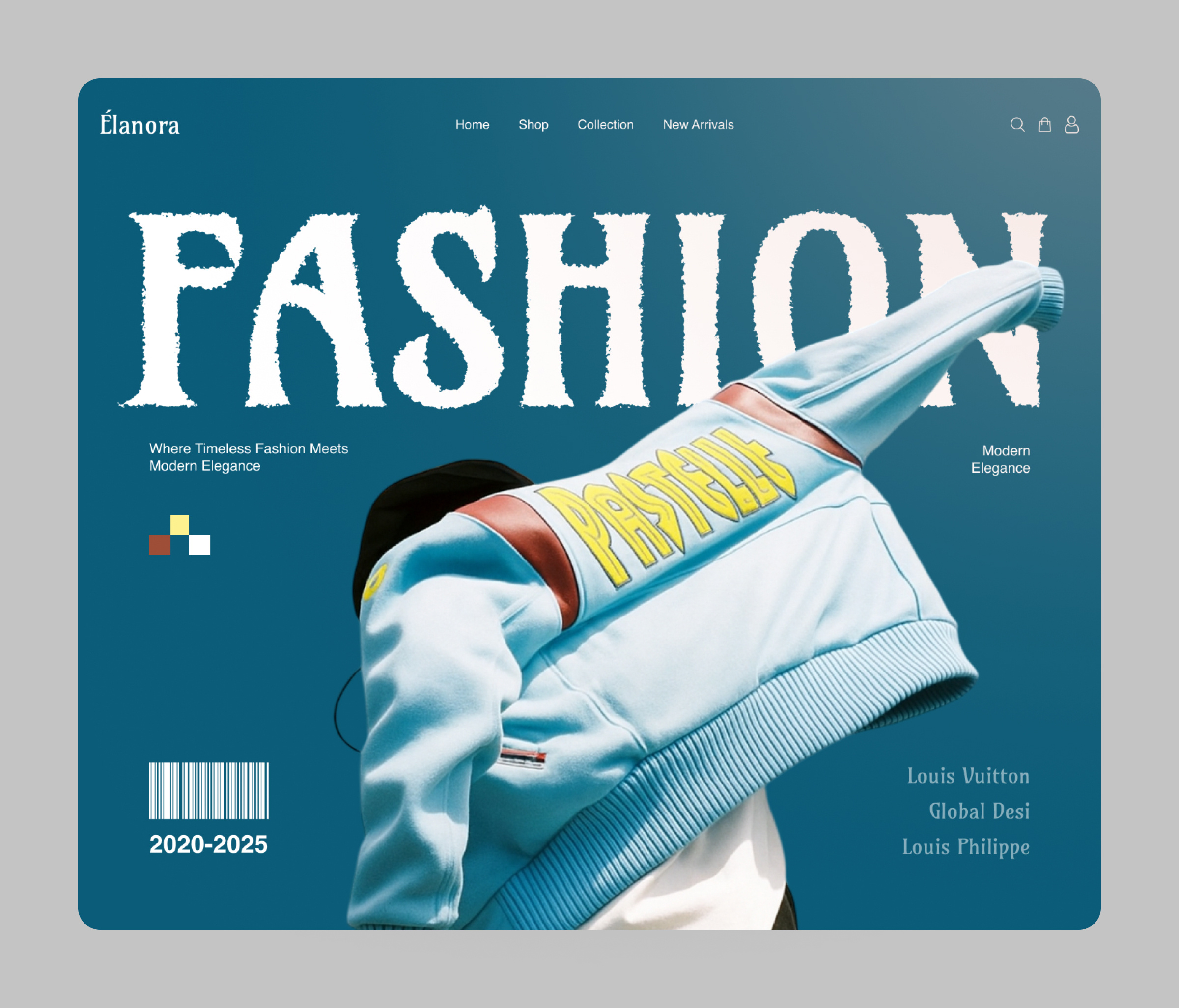 Élanora Fashion Landing Page by Sahil Dobariya on Dribbble