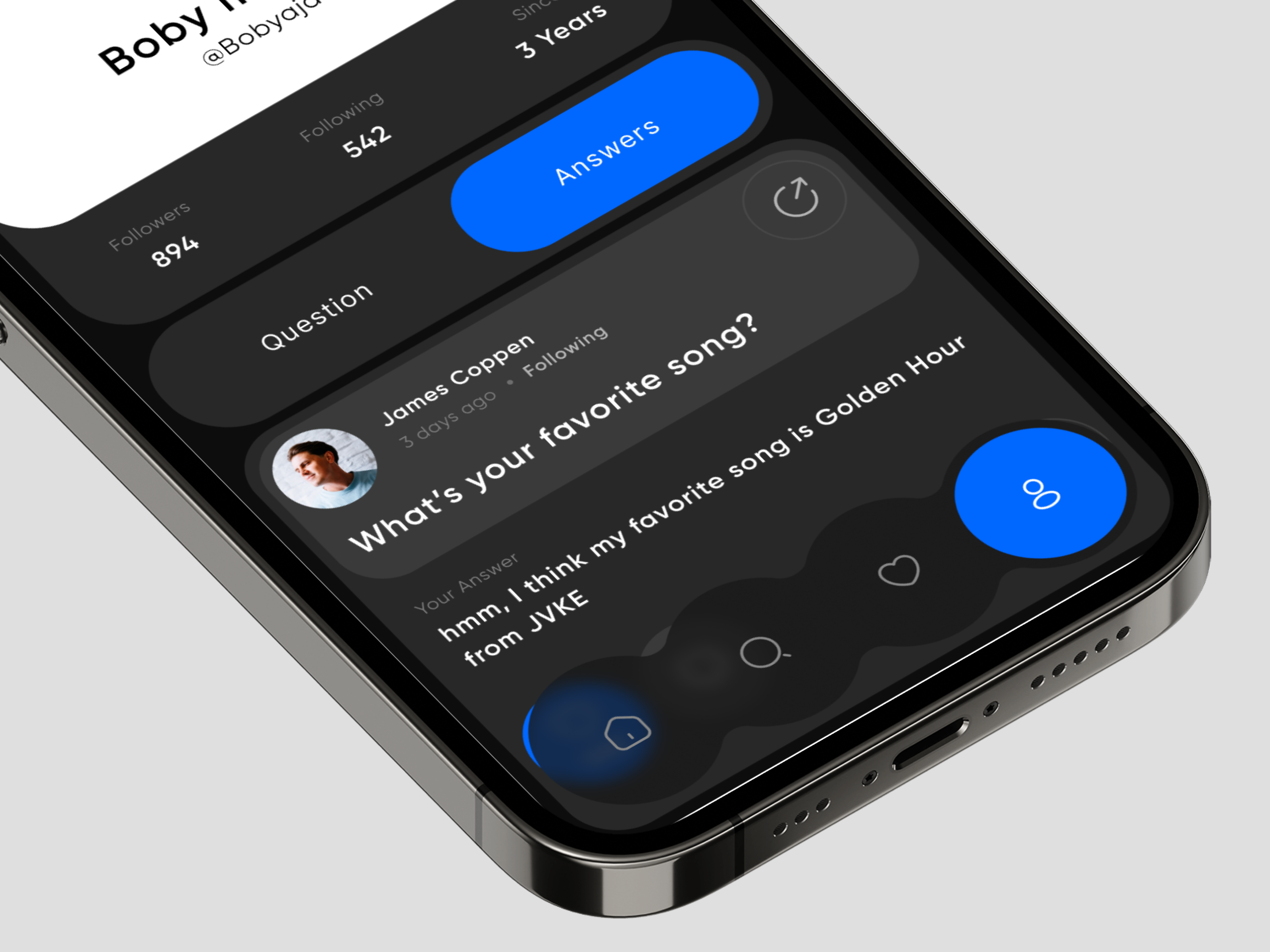 Ask.am - Ask and Answers App by Adhitya Putra for Hatypo Studio on Dribbble