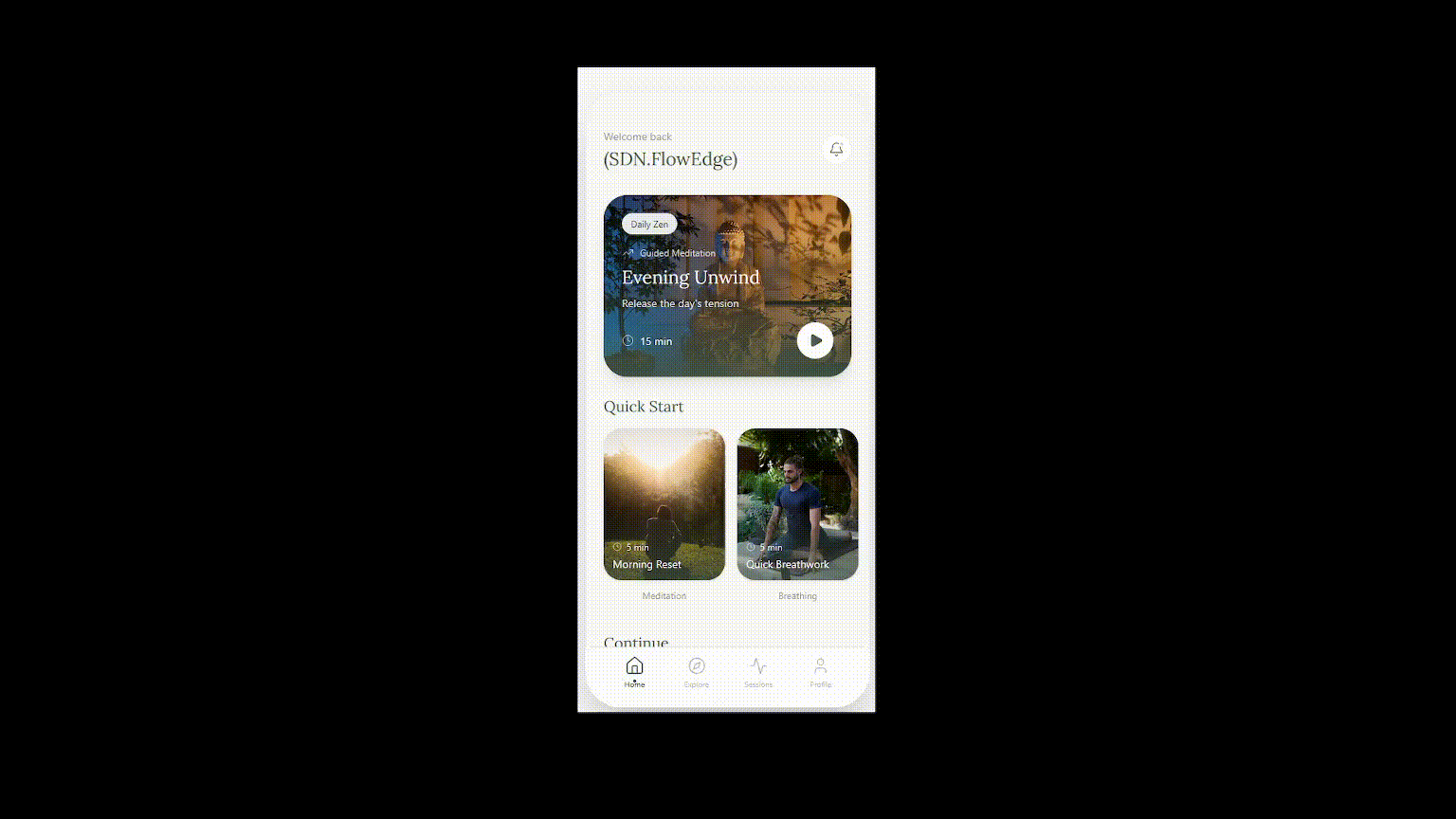 ZenOS — Mindfulness & Meditation App by AK Shadhin on Dribbble