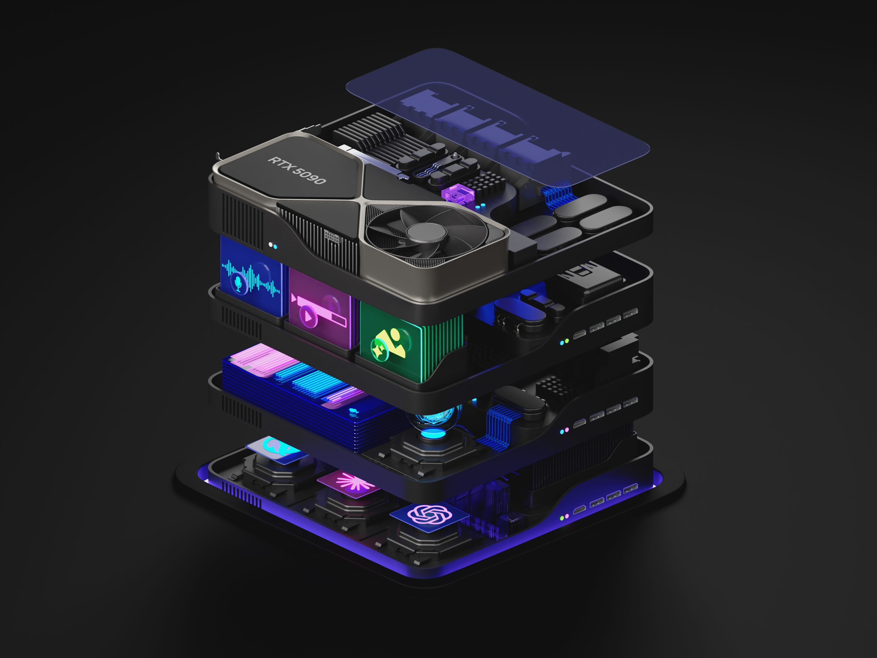 Graphics Card, GPU 3D Illustration by Shakuro Graphics for Shakuro on ...