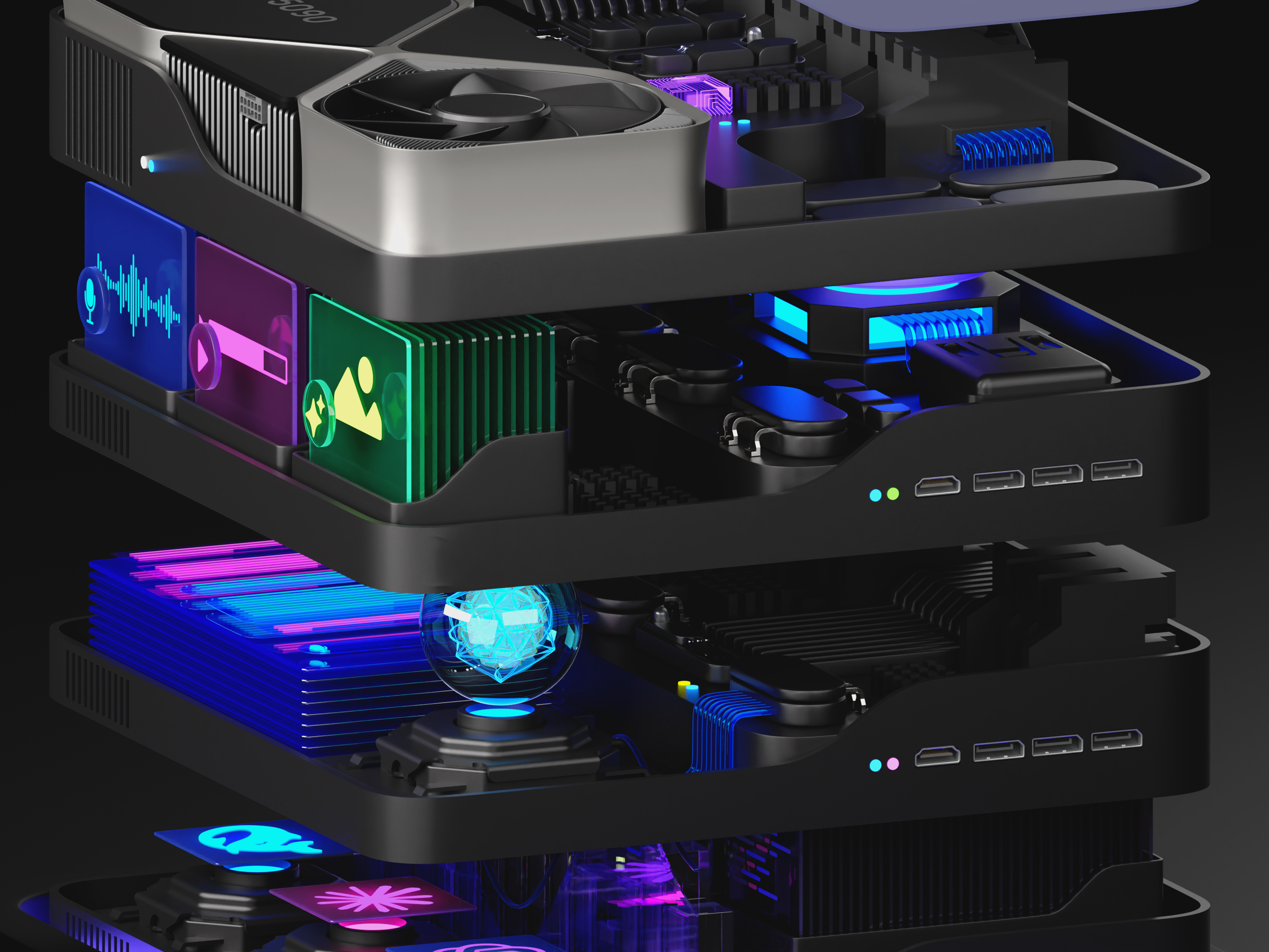 Graphics Card, GPU 3D Illustration by Shakuro Graphics for Shakuro on ...