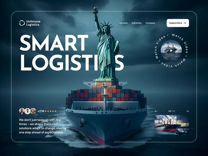 Logistics Website designs, themes, templates and downloadable graphic ...