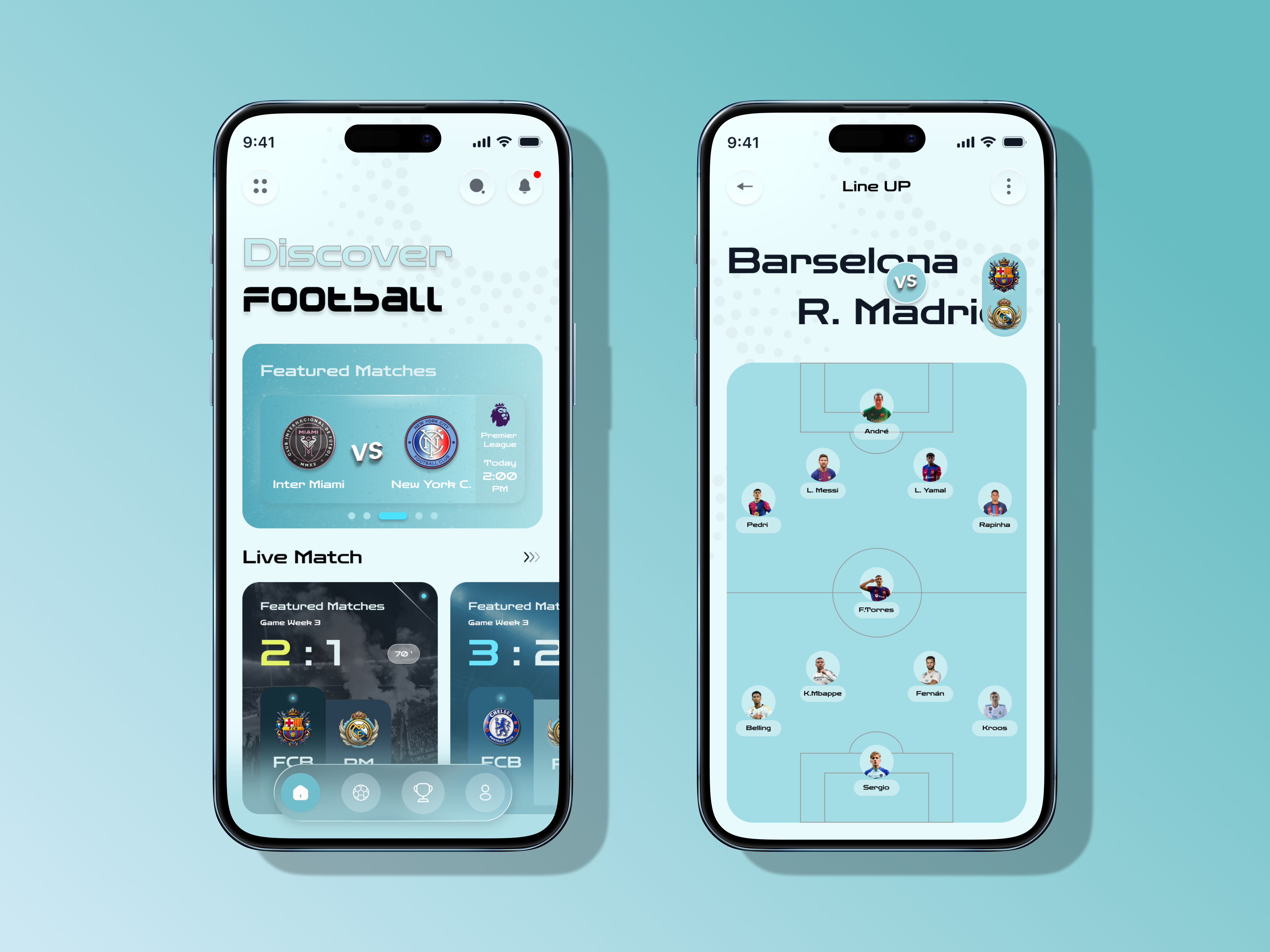 Football Live Score & Match UI Mobile App by M Rabbi Rezwan🔥 for Nodus ...