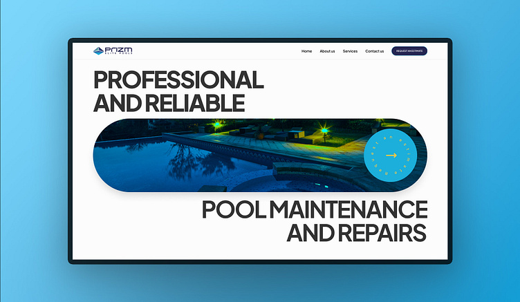 Pool Maintenance UI Design by Simon Sebjanic on Dribbble