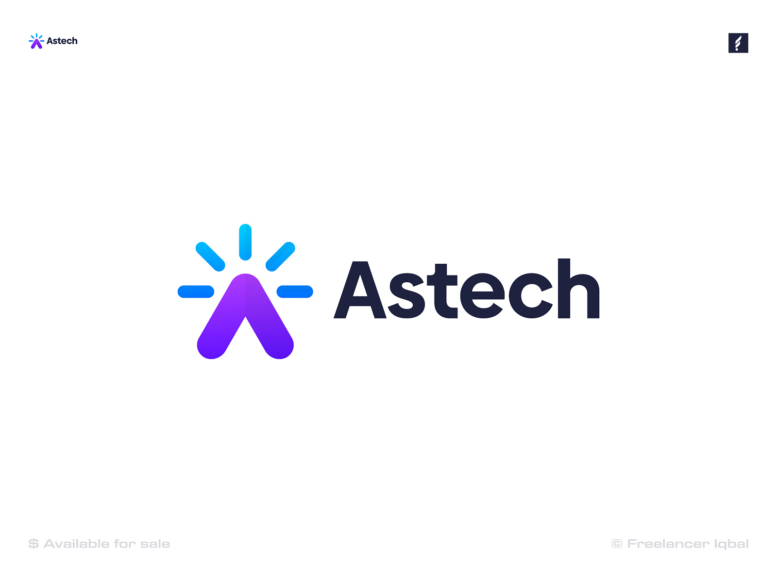 A Technology Logo Design, Tech Logo Mark by Freelancer Iqbal on Dribbble