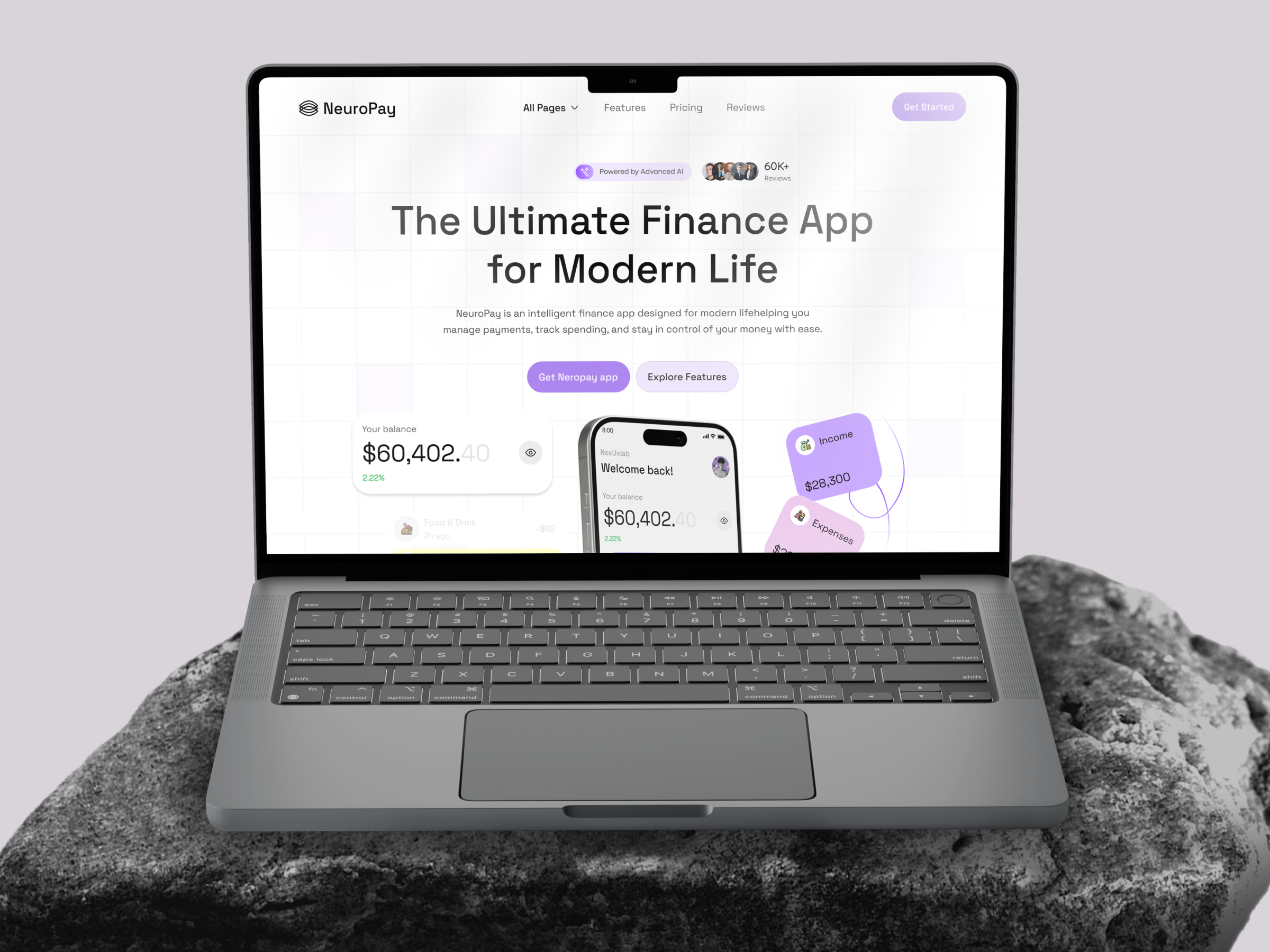 AI Finance Saas Website Design by NexUX Product for NexUX Lab on Dribbble