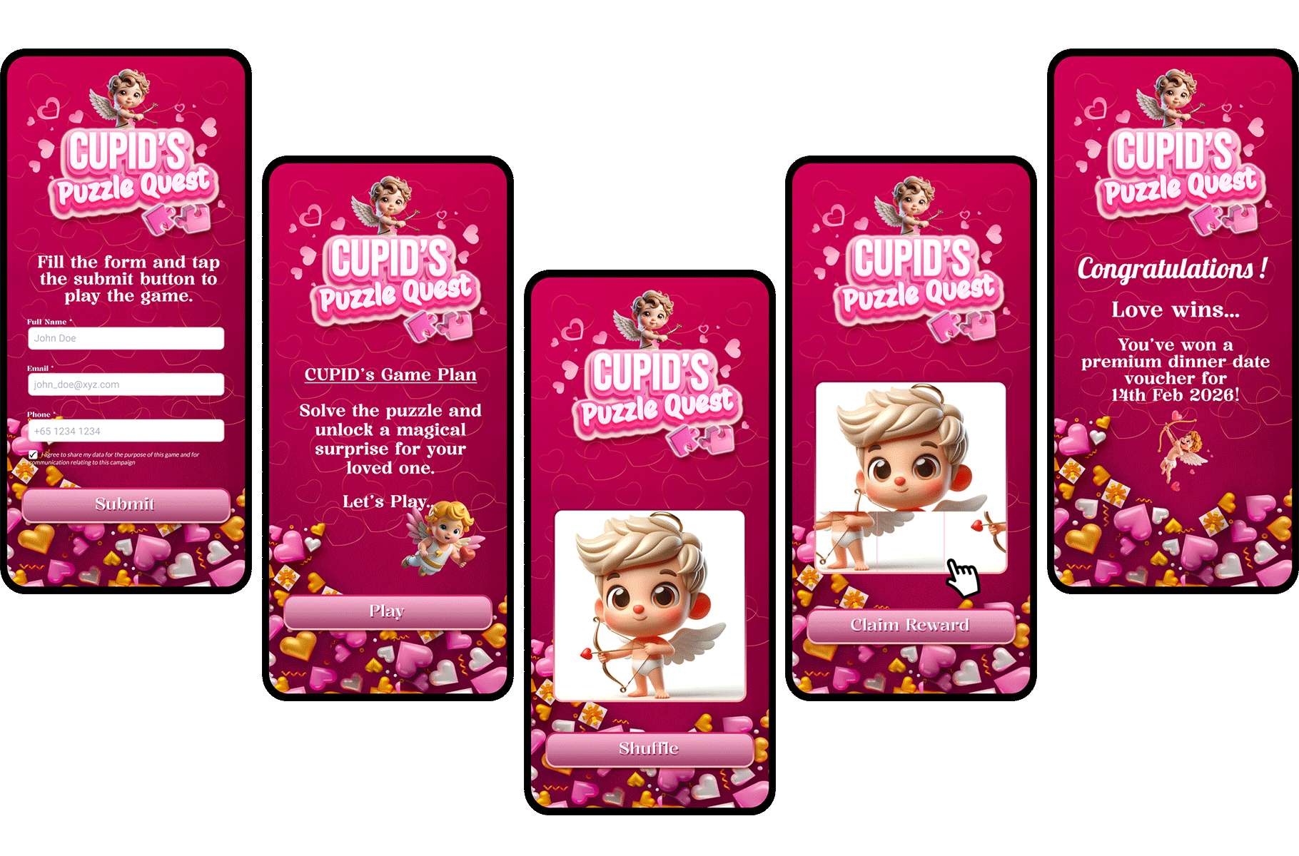 CUPID's Puzzle Quest by Vouchermatic on Dribbble