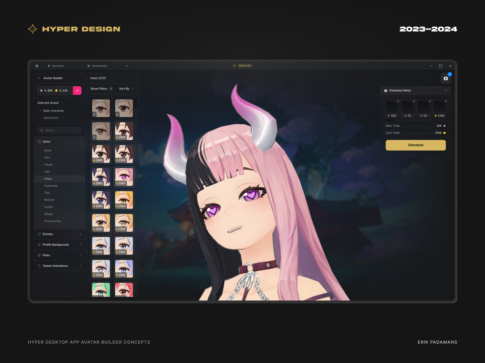 Hyper Online: Avatar VTuber Studio Desktop App by Erik Padamans on Dribbble