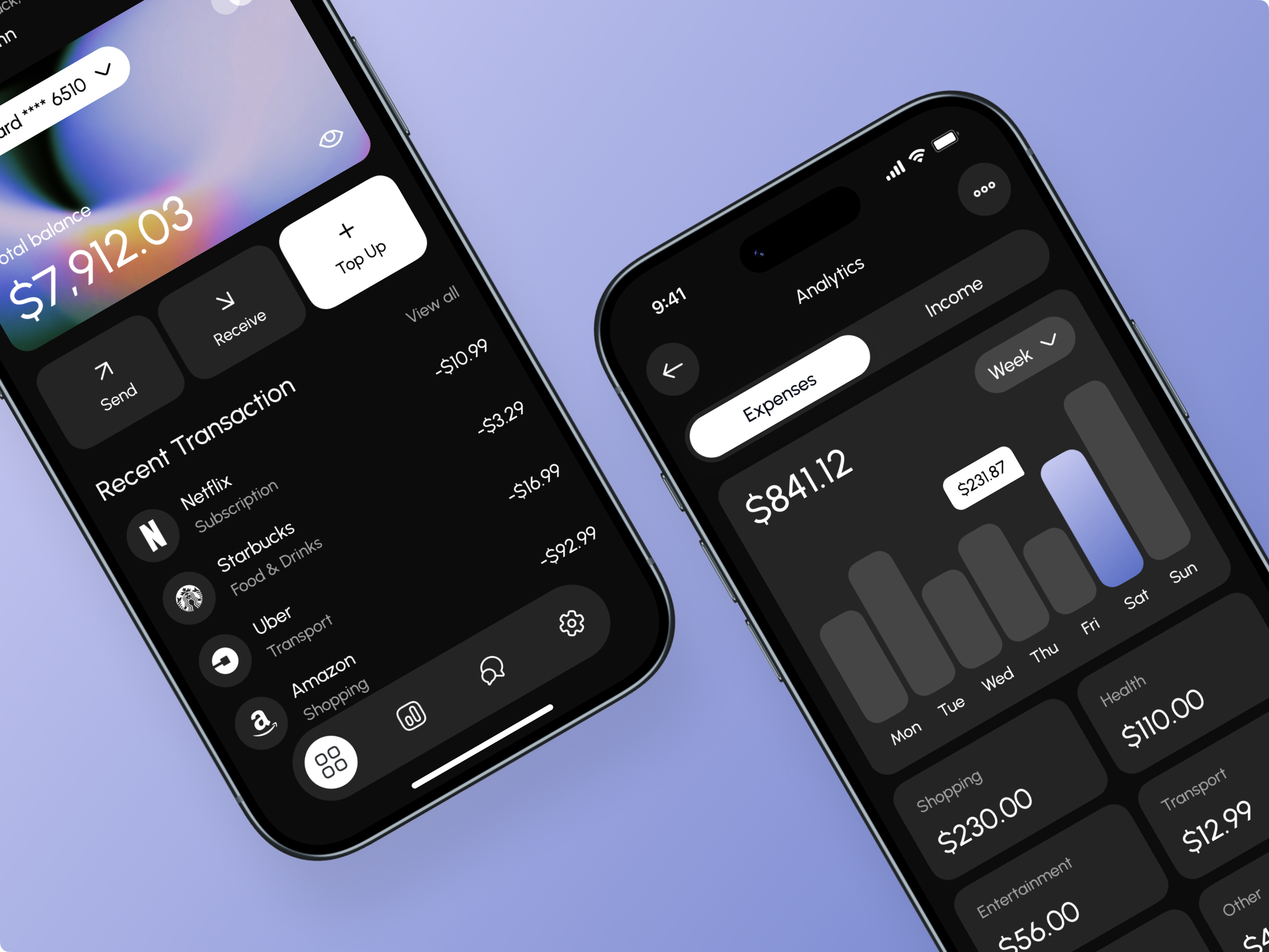Personal Finance Tracker Mobile App Design by Ronas IT | UI/UX Team on ...