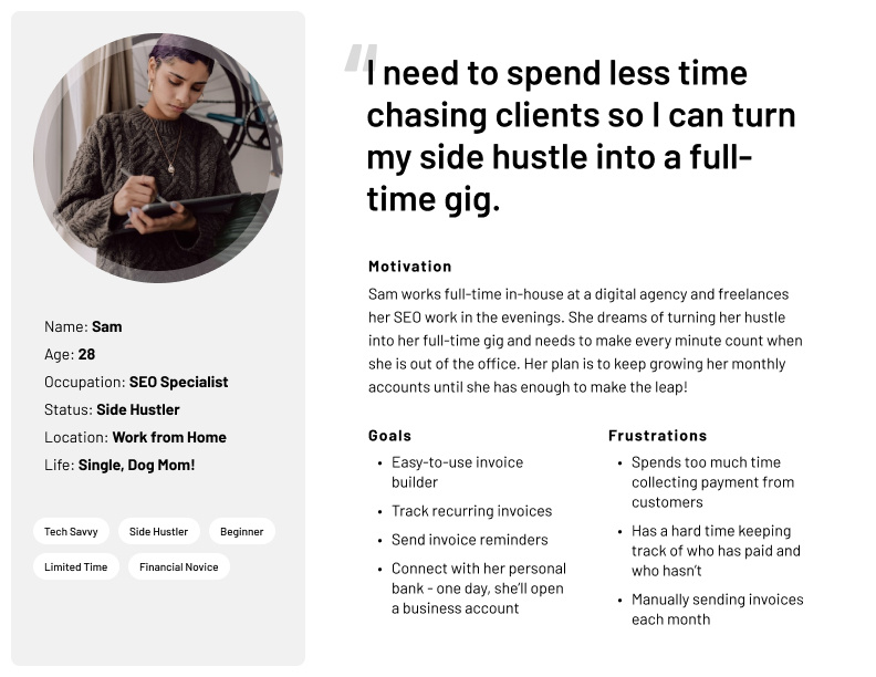 Minimalist User Persona Template - Free Figma Resource by Jeremy Basham ...