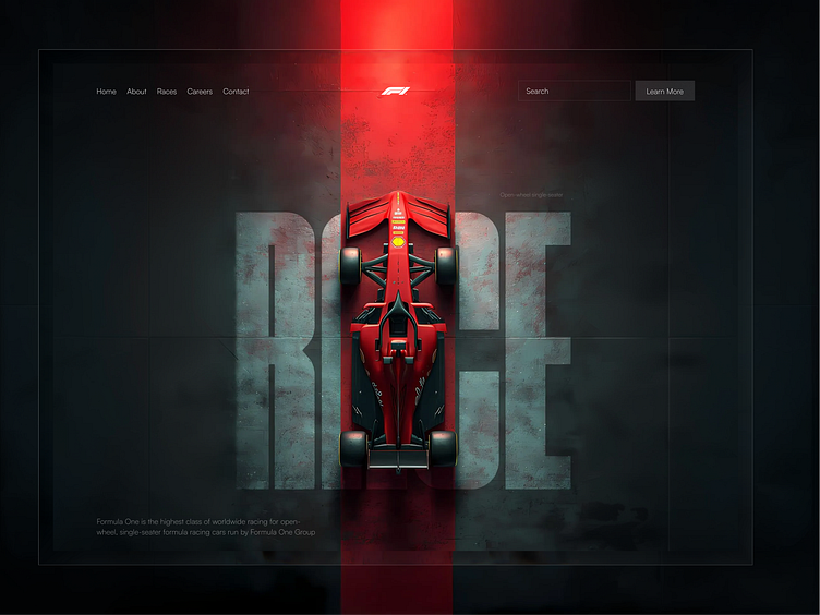 F1 Website Design by Meher Ali on Dribbble