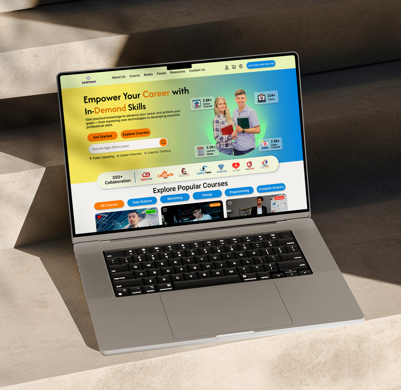 e - Learning Platform Website UI Design by Faisal Talukder on Dribbble