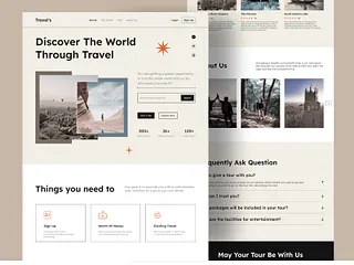 Travel UI designs, themes, templates and downloadable graphic elements ...