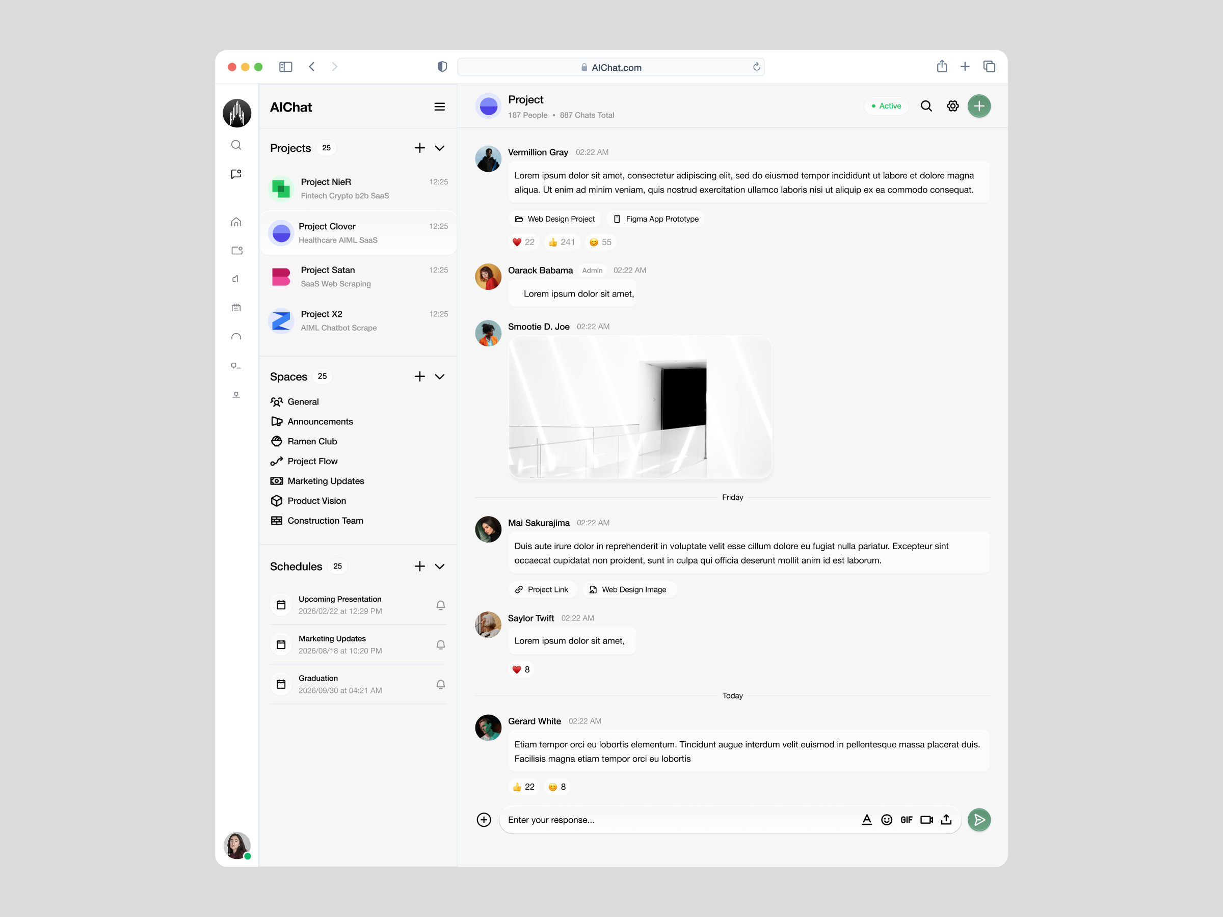 AI Team Chat Dashboard 💬 by Airzon Agency on Dribbble