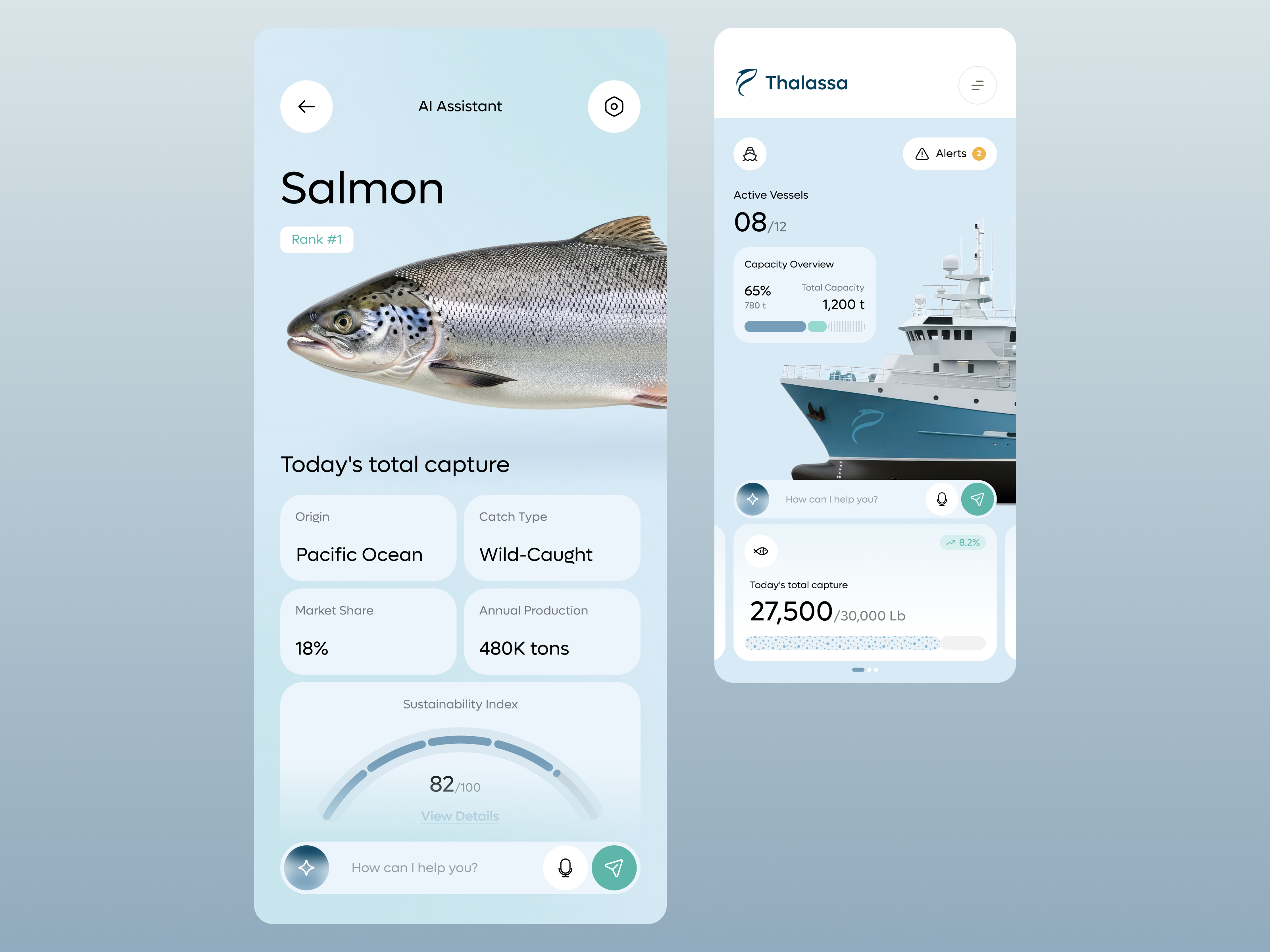Thalassa: Fishing Logistics Responsive Version by Sogaso: UX/UI Design ...