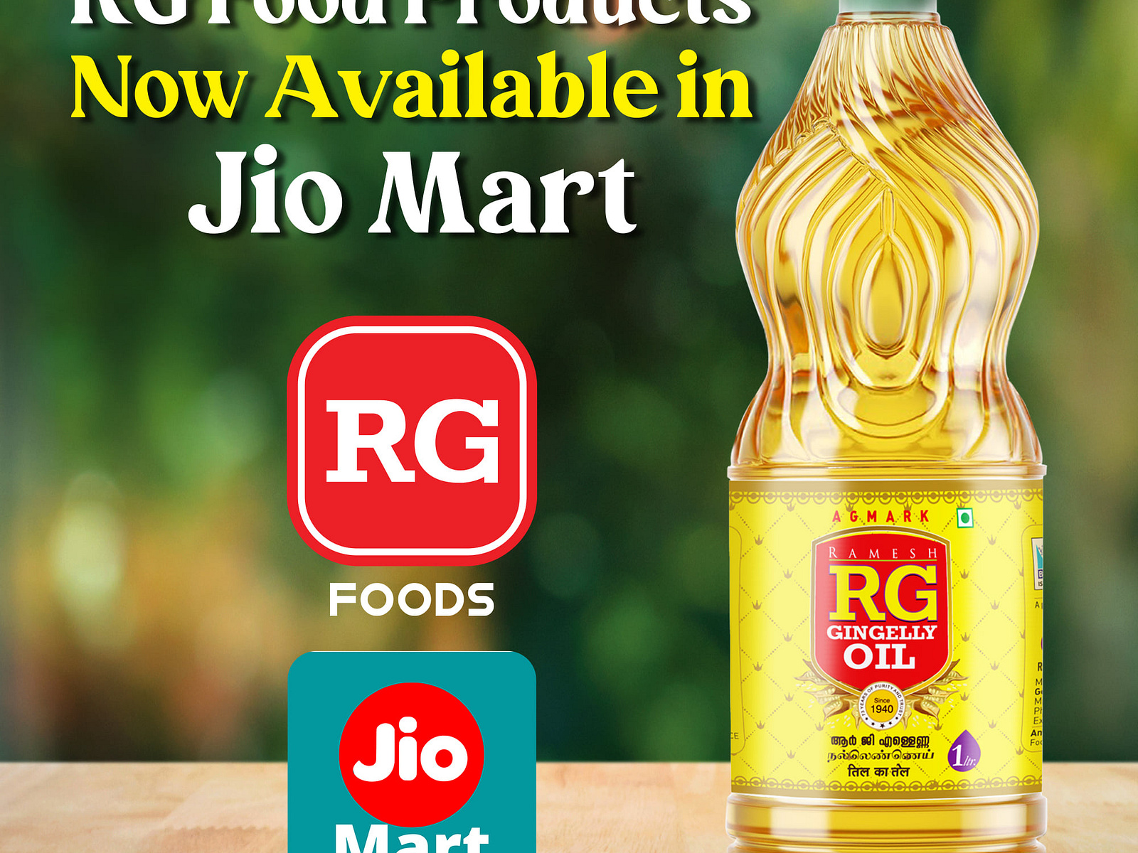 RG Foods Best gingelly oil by RG FOODS on Dribbble