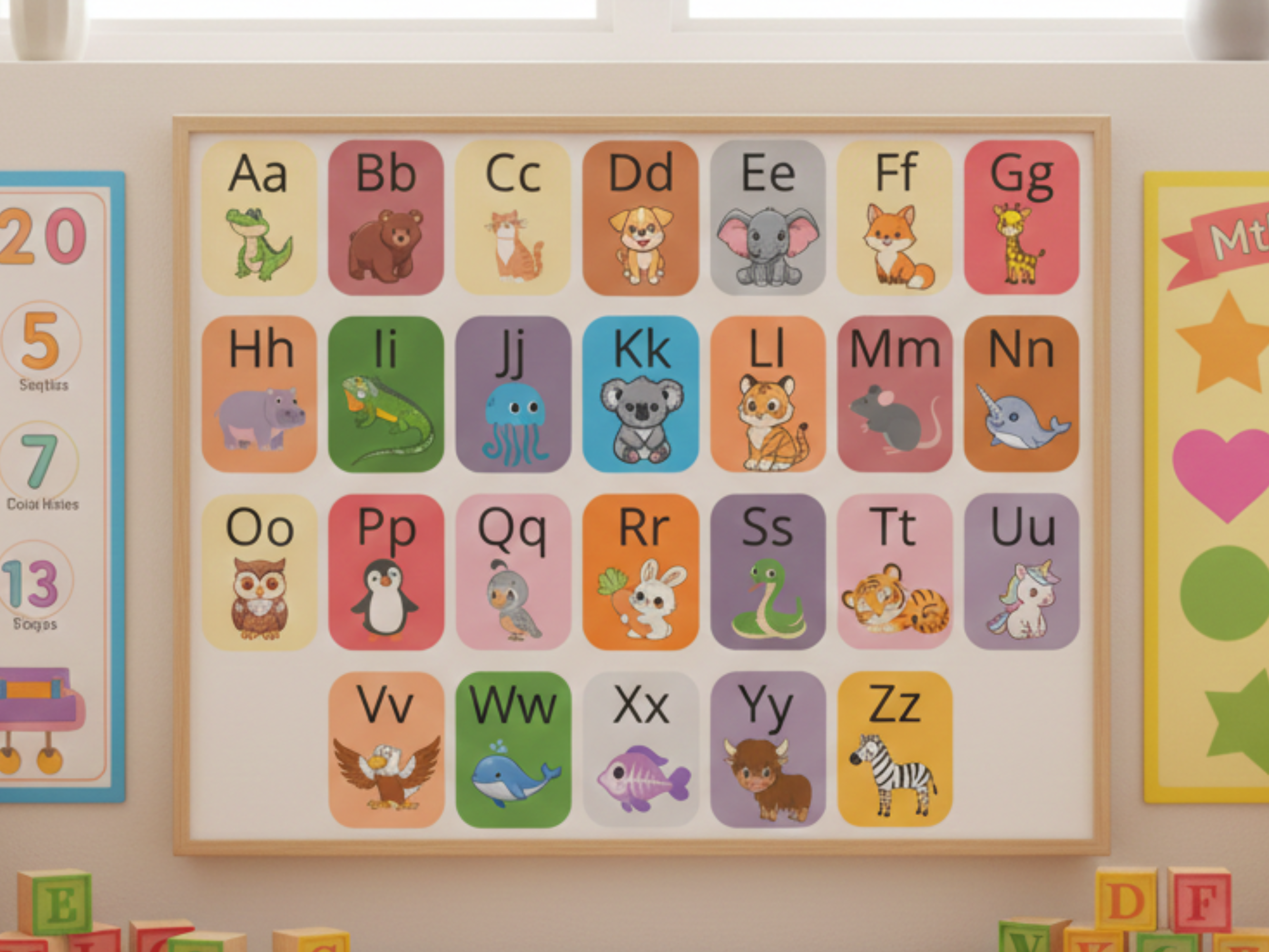 Animal Alphabet Poster by FunMindsStudio on Dribbble