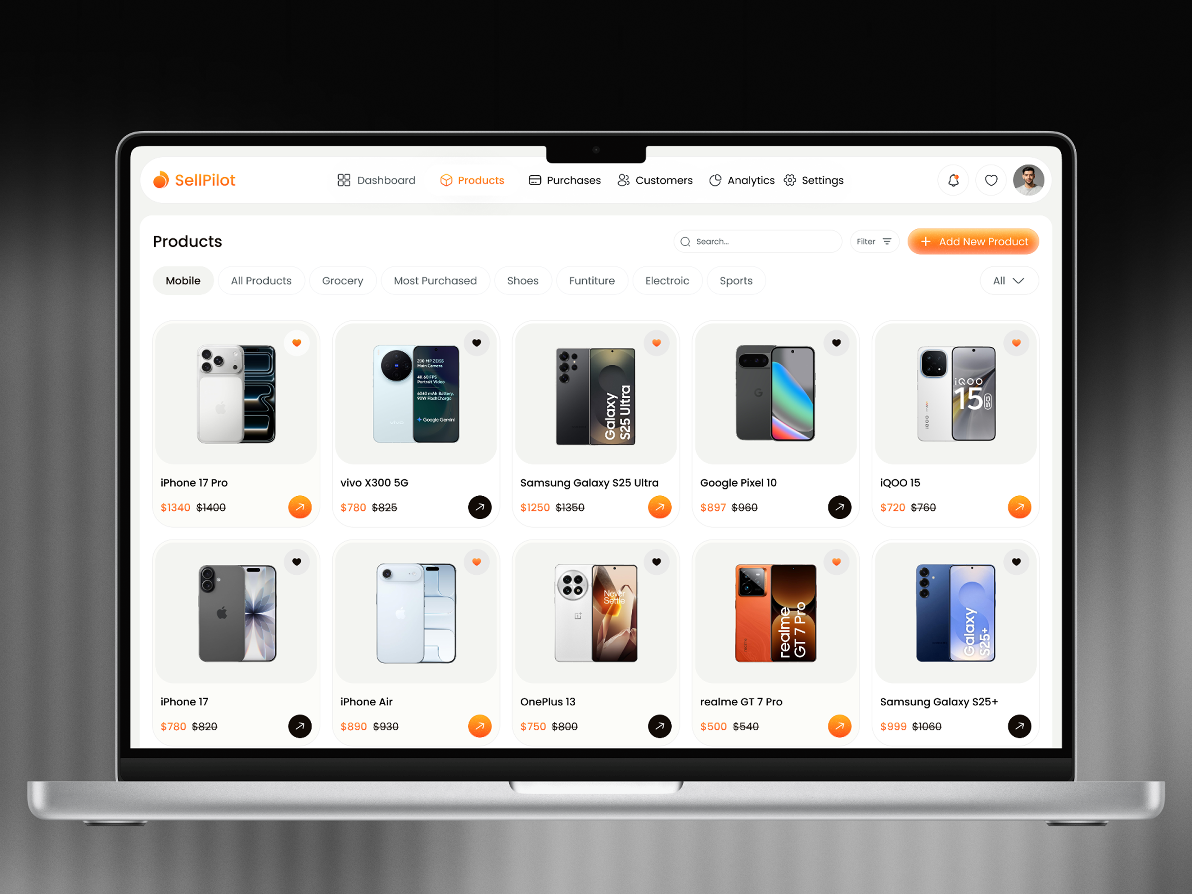 E-Commerce Dashboard – Product List Management UI &UX by Sarup Halder ...