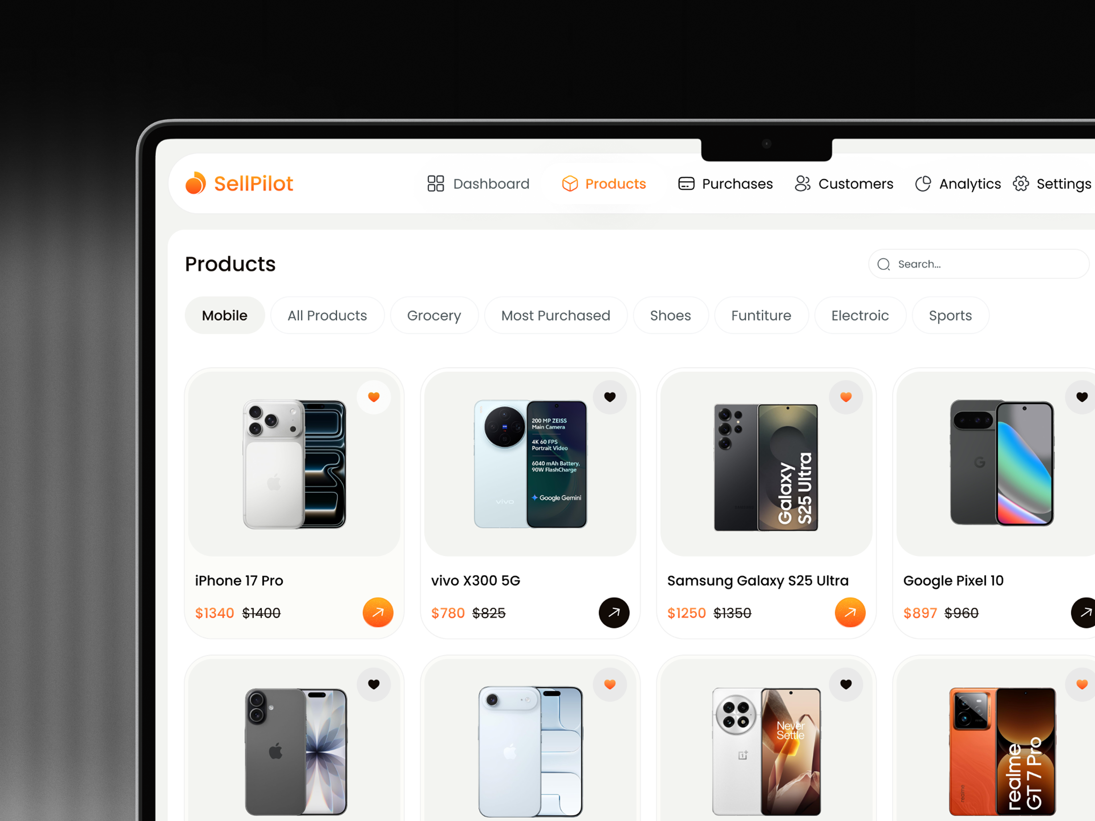 E-Commerce Dashboard – Product List Management UI &UX by Sarup Halder ...