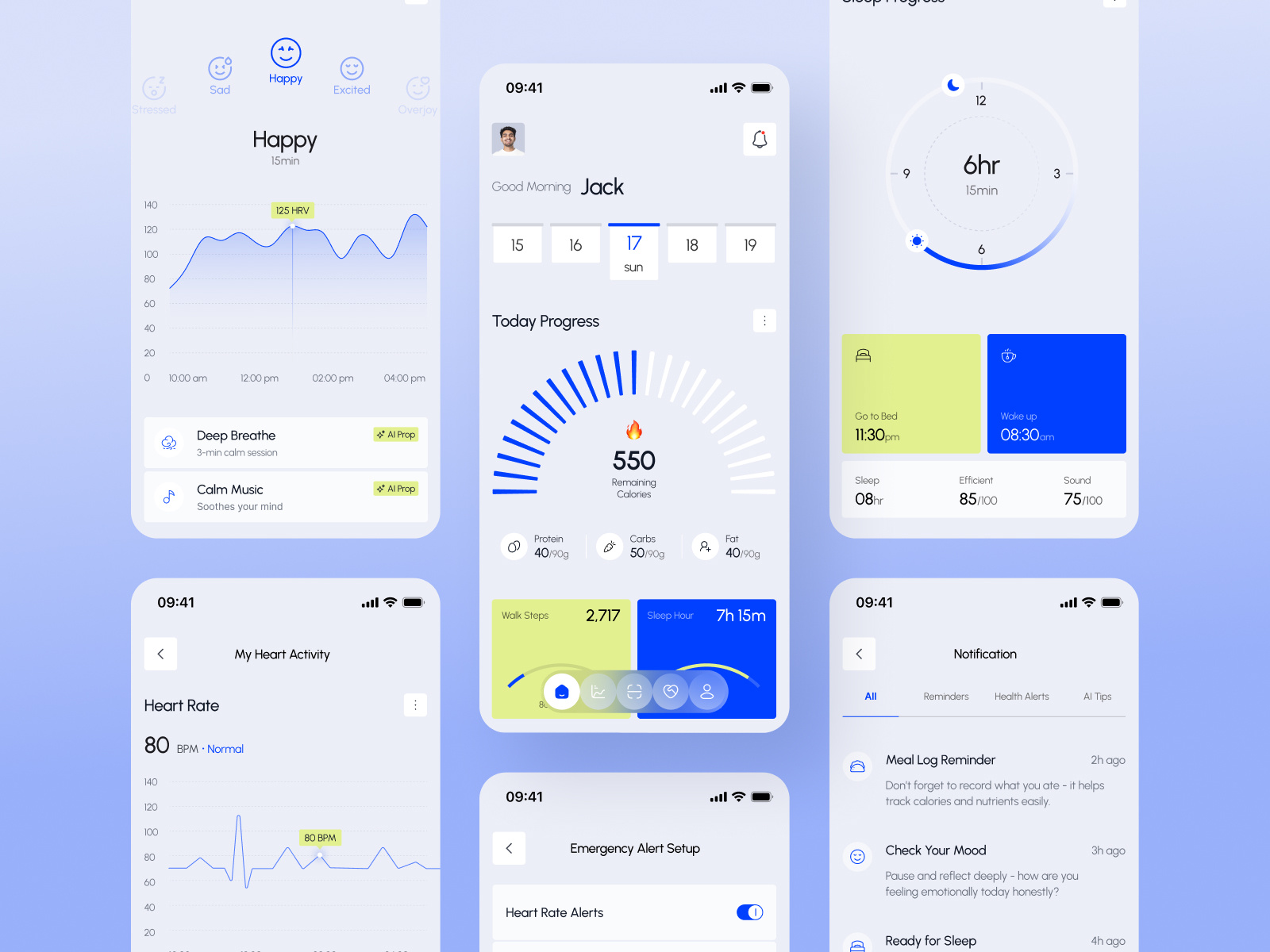 Health & Fitness Tracker App – Modern Wellness UI/UX by Sahin Mia for ...