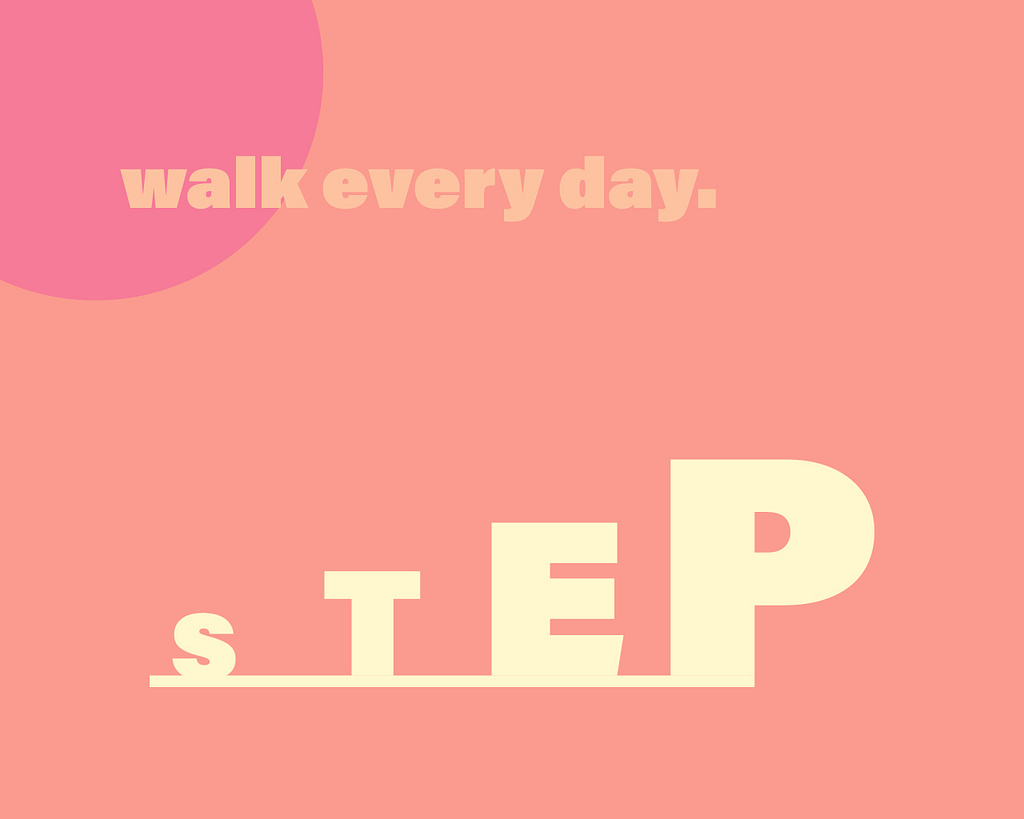 walk every day by omid masoud on Dribbble