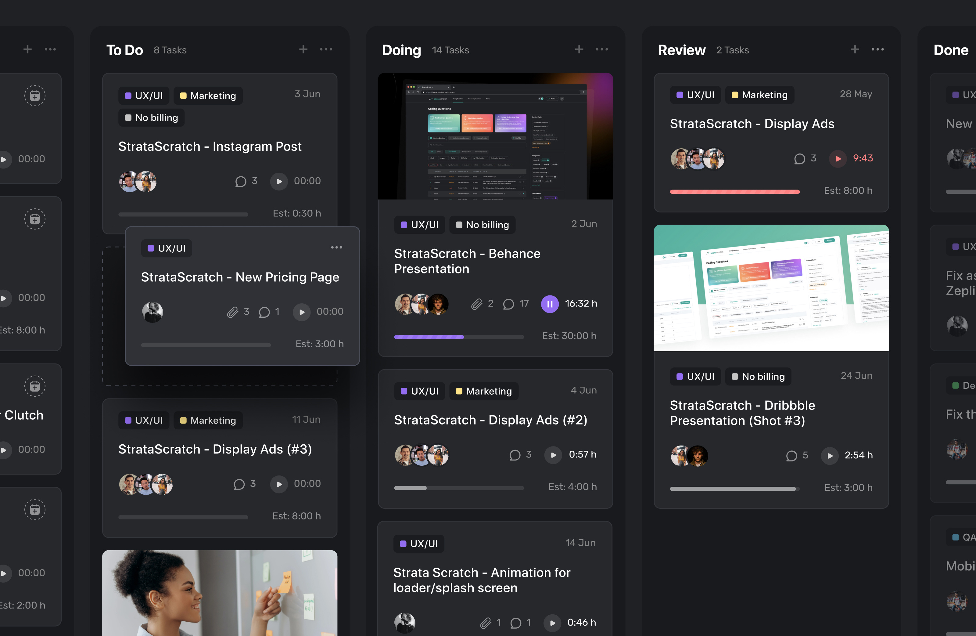 ERP - Project Management Platform (Boards) by Rustam Musaev for Brandux ...