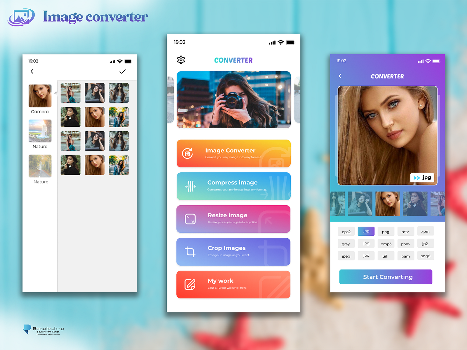 Image Converter App design by Dixita Gelani on Dribbble