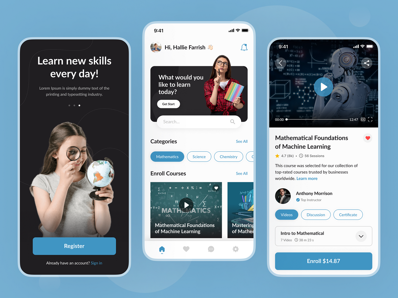 E-Learning App Design by XongoLab Technologies LLP on Dribbble