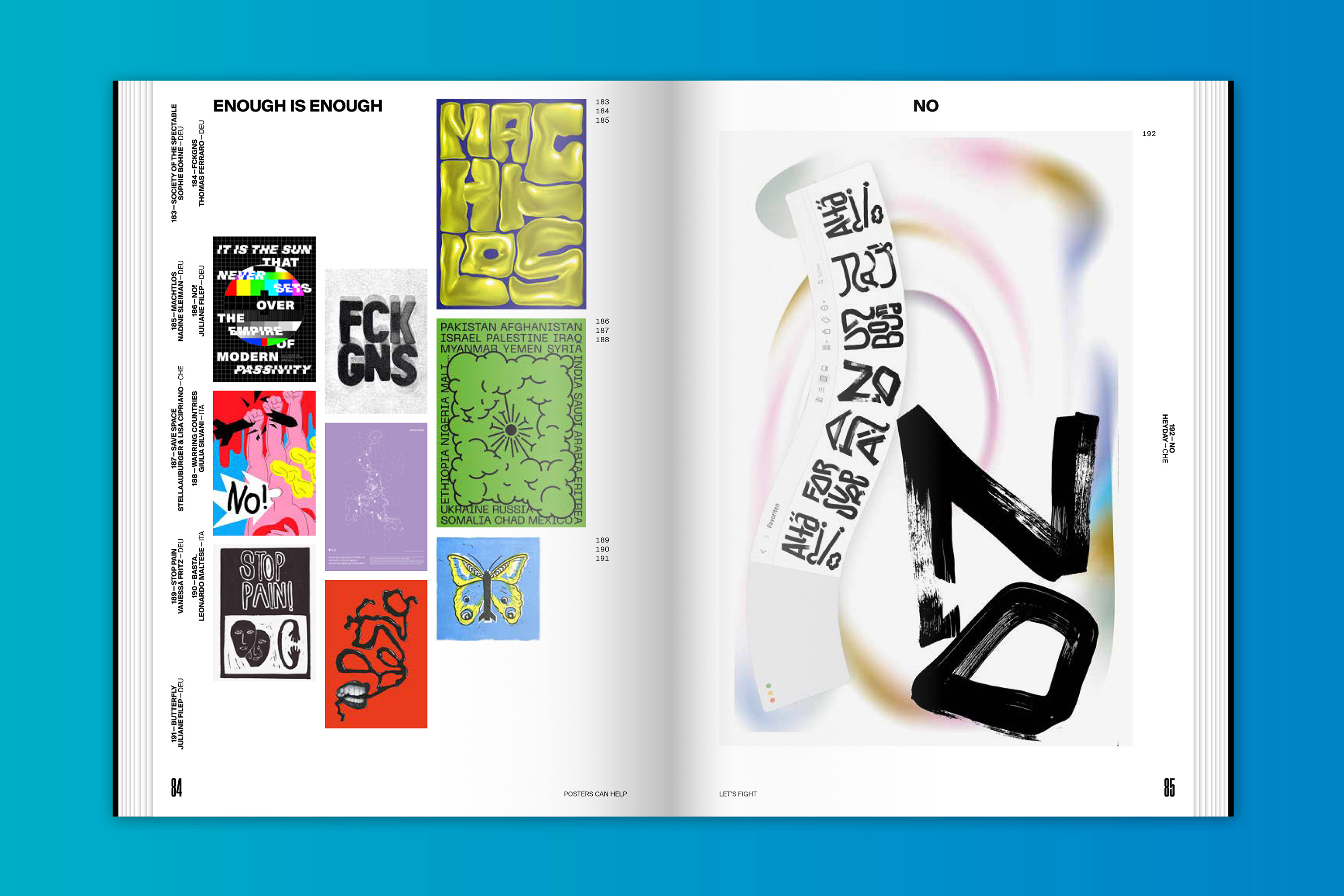Posters Can Help by Slanted on Dribbble