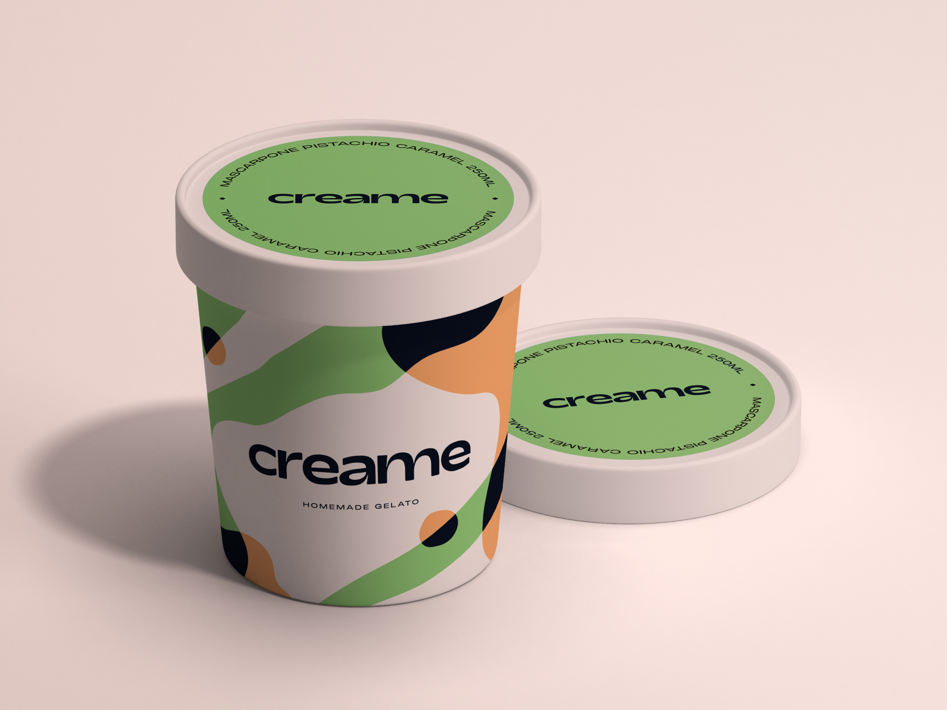 Creame Homemade Gelato - Packaging by Stan Aleyn / Brand Designer on ...