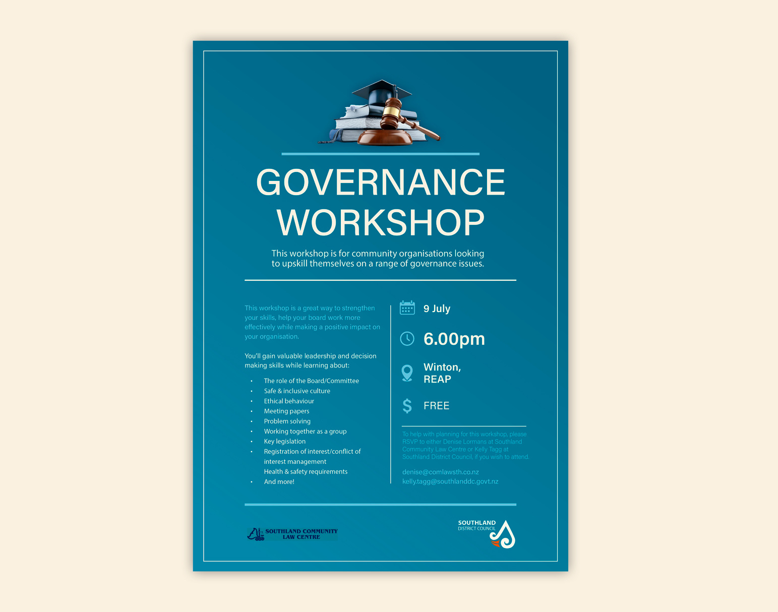 Posters for the governance workshop by Kate Garnyk on Dribbble