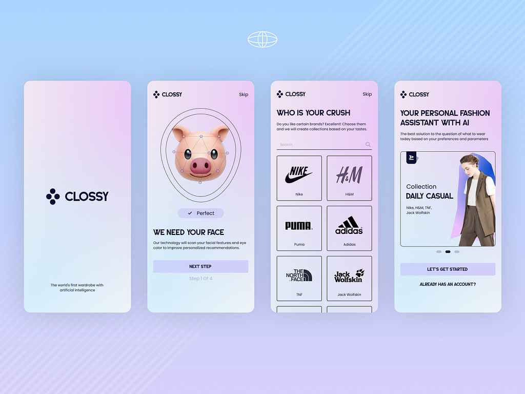 Clossy - Clothes Choiser App by Pavlo Sydorenko on Dribbble