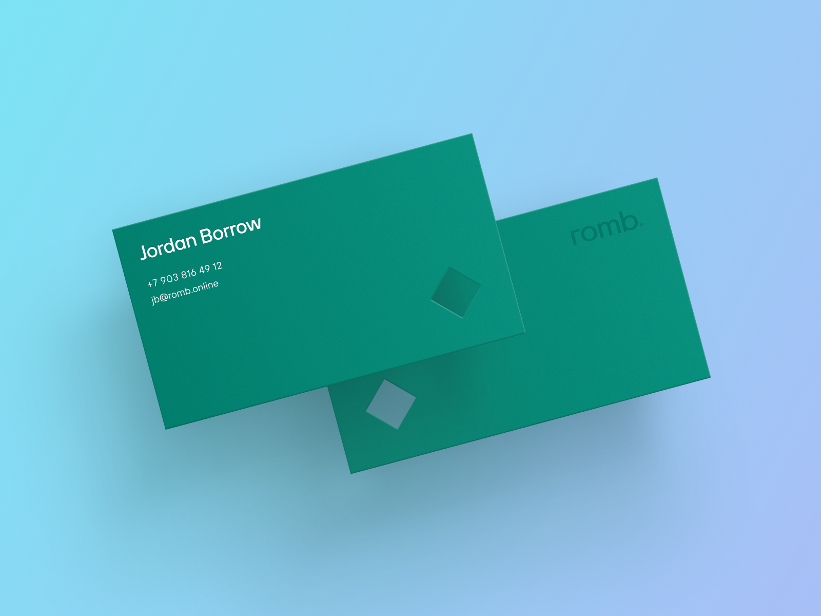 Romb Branding by Maxim Berg for Sick Agency on Dribbble