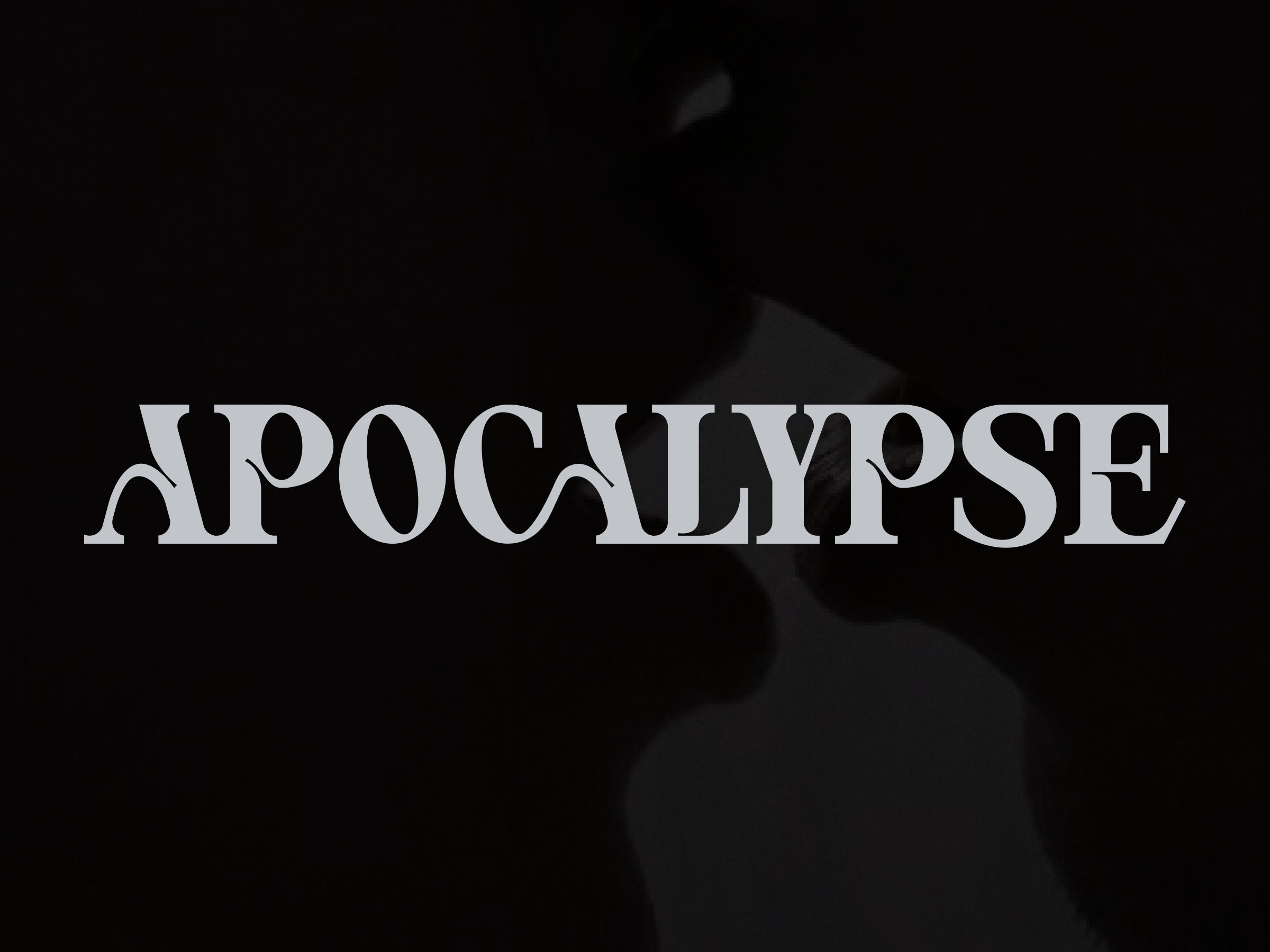 APOCALYPSE - Typography by Vishesh Tiwari on Dribbble
