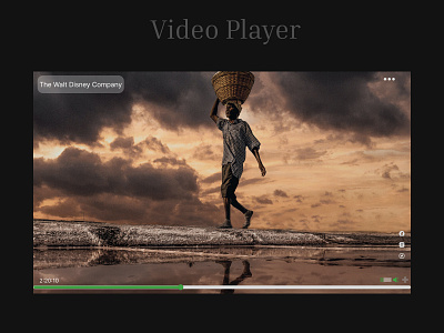 Video Player UI designs, themes, templates and downloadable graphic ...
