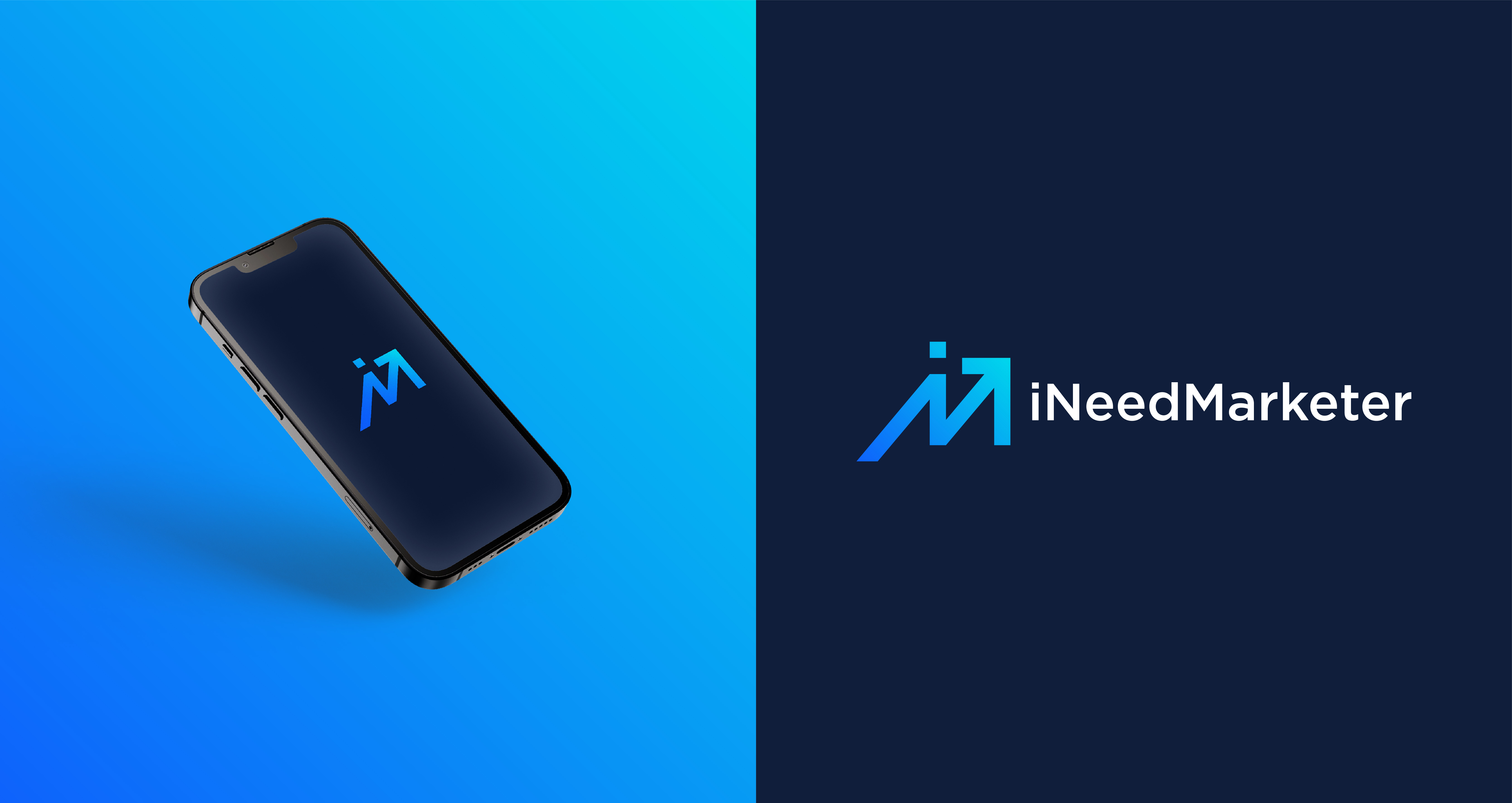 iNeedMarketer - Logo Design by Omar Faruk on Dribbble