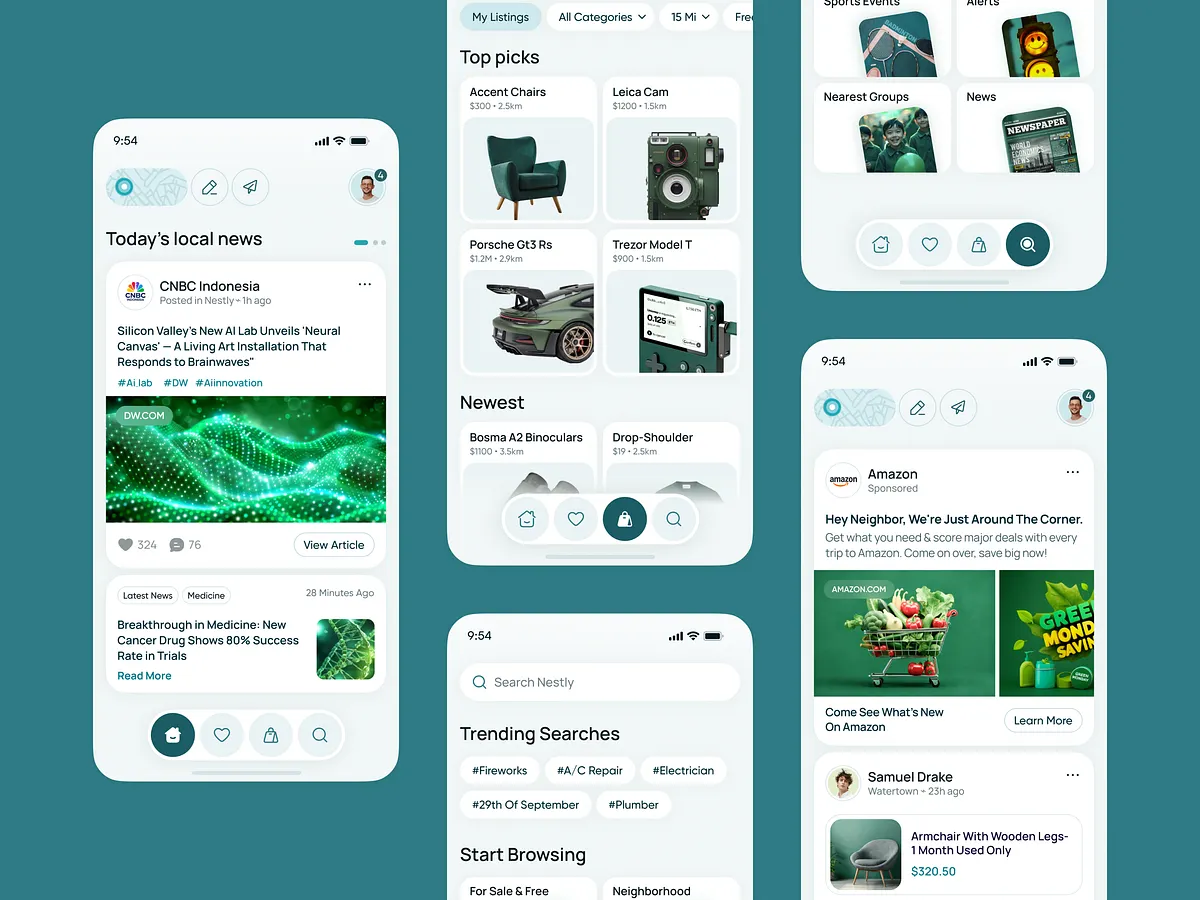 Browse thousands of News Feed Mobile UI images for design inspiration ...