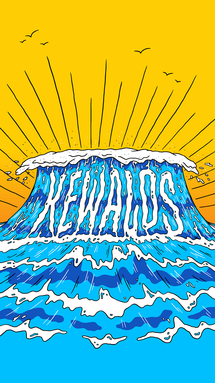Kewalos Mural by Scott Biersack on Dribbble