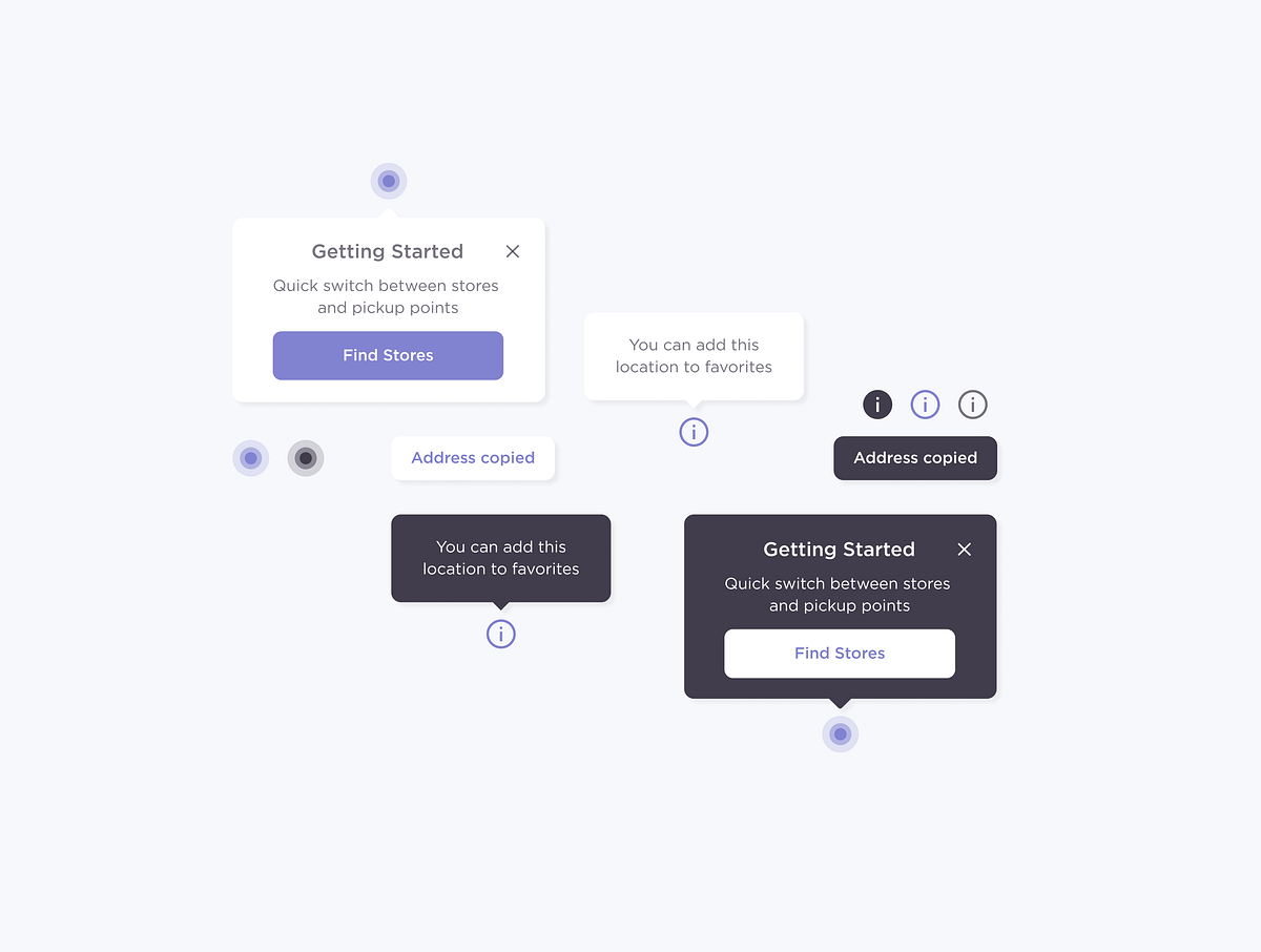 Tooltips UI Design by UIHannah on Dribbble