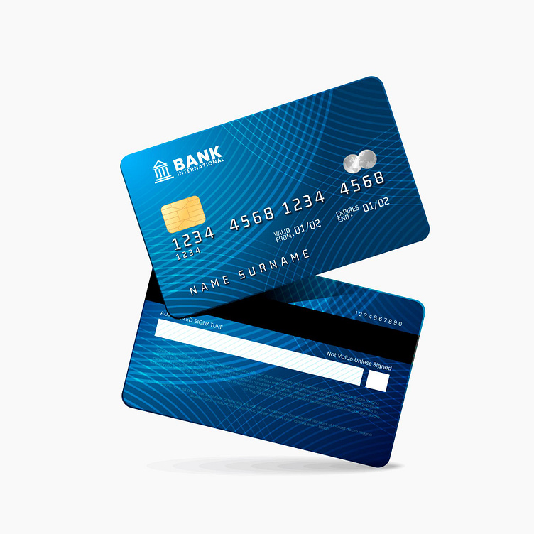 Bank debit card. by Kazi Rakib on Dribbble