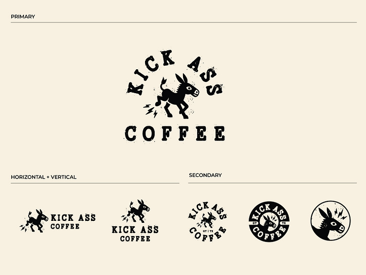 Kick Ass Coffee by Jay Master on Dribbble