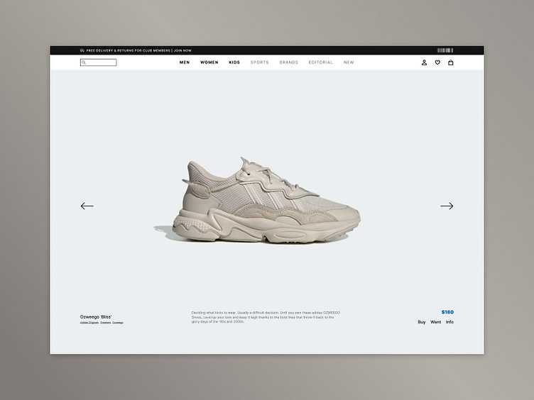 Shoe Store Layout - #3 by Kade Sullivan on Dribbble
