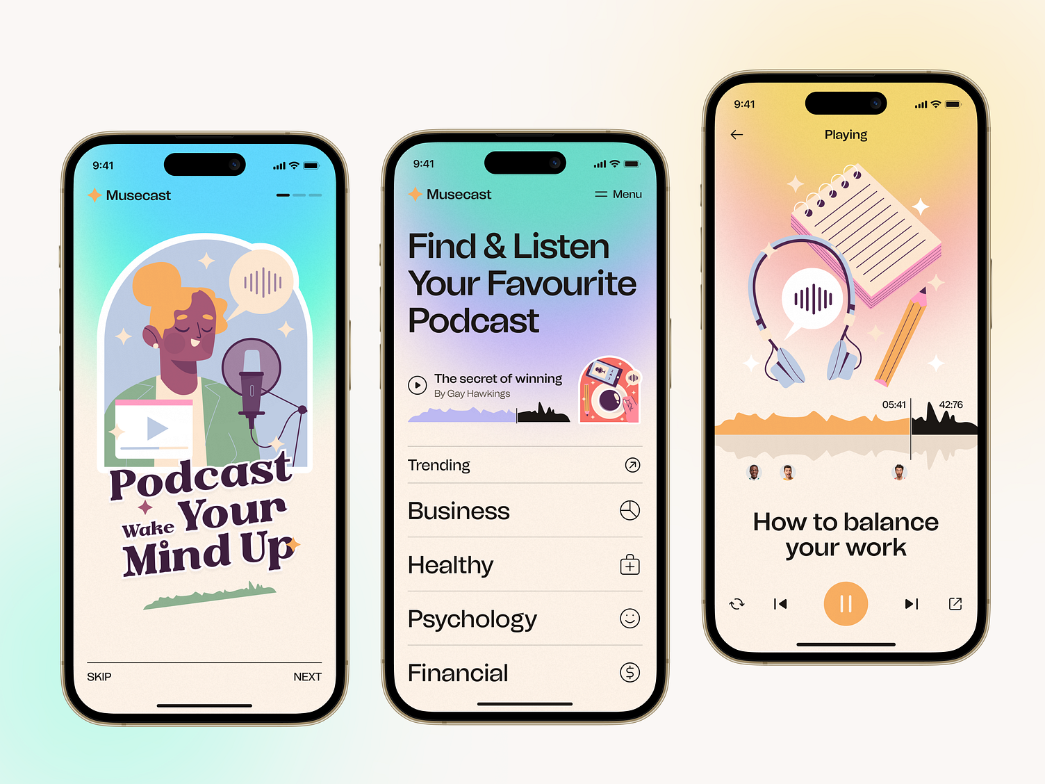 Podcast App Exploration by Musemind Mobile for Musemind UI/UX Agency on ...