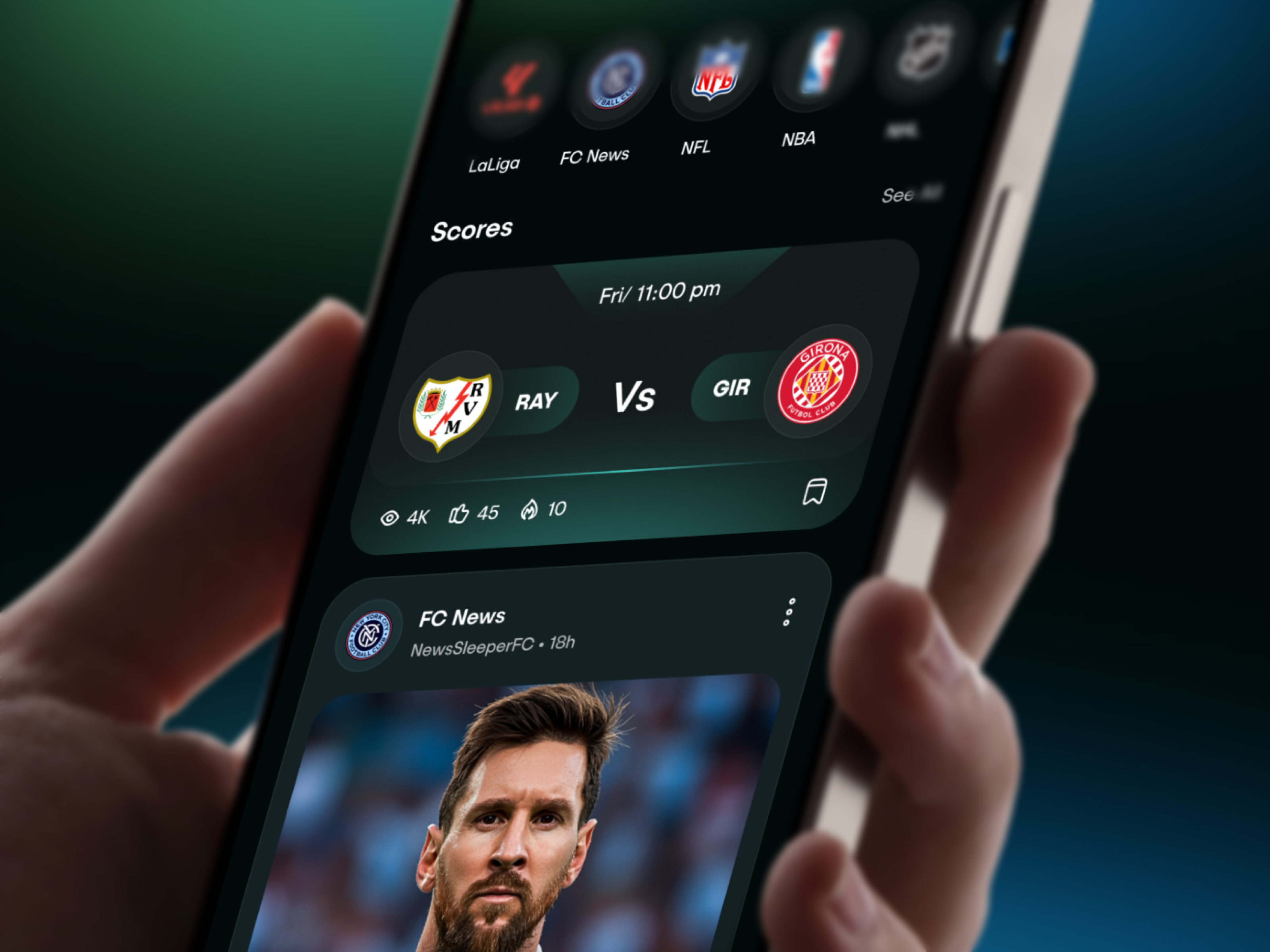 Football UI designs, themes, templates and downloadable graphic ...