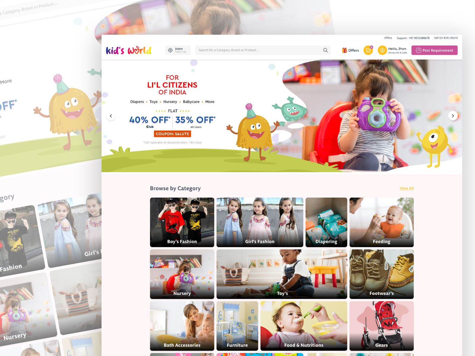 Kids world by Nitesh Kumar on Dribbble